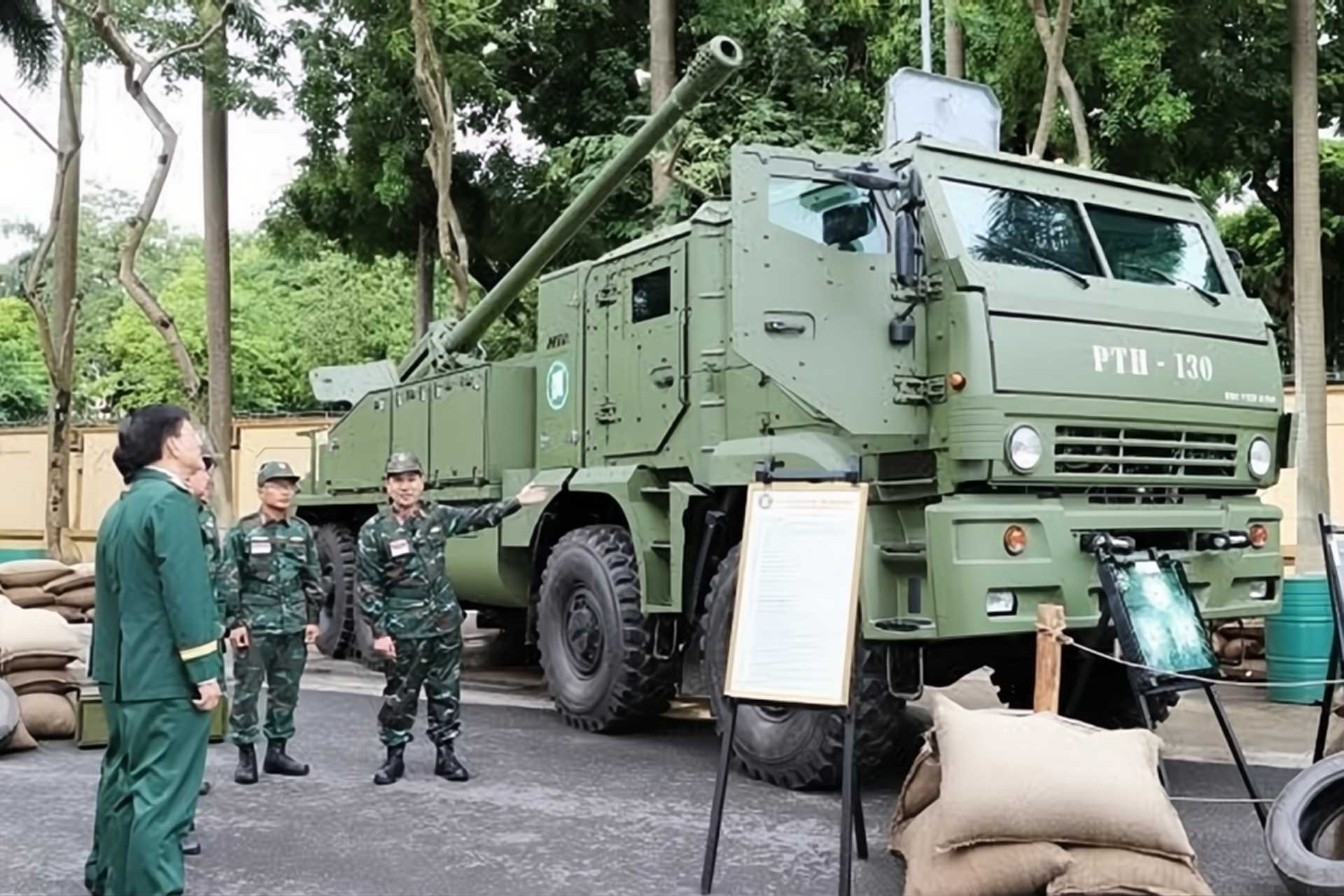 Vietnam modernizes old Soviet artillery with new PTH-130 Mk2 8x8 howitzer