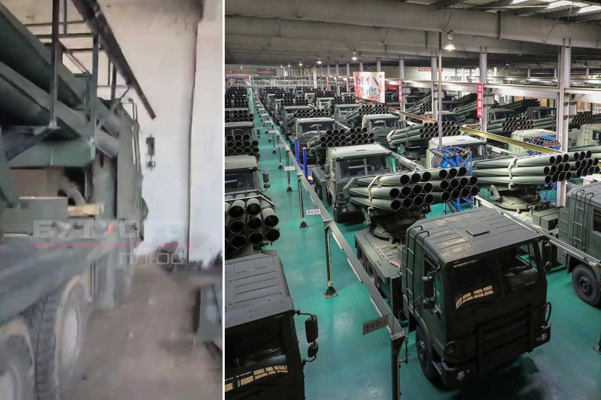 New video confirms North Korea provided M1991 240mm rocket launchers to ...