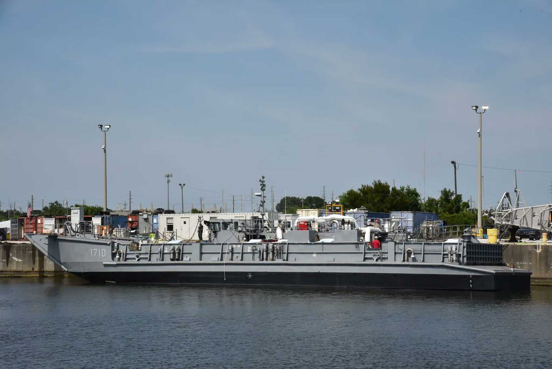 Austal USA launches first Landing Craft Utility LCU 1710 ship for U.S ...