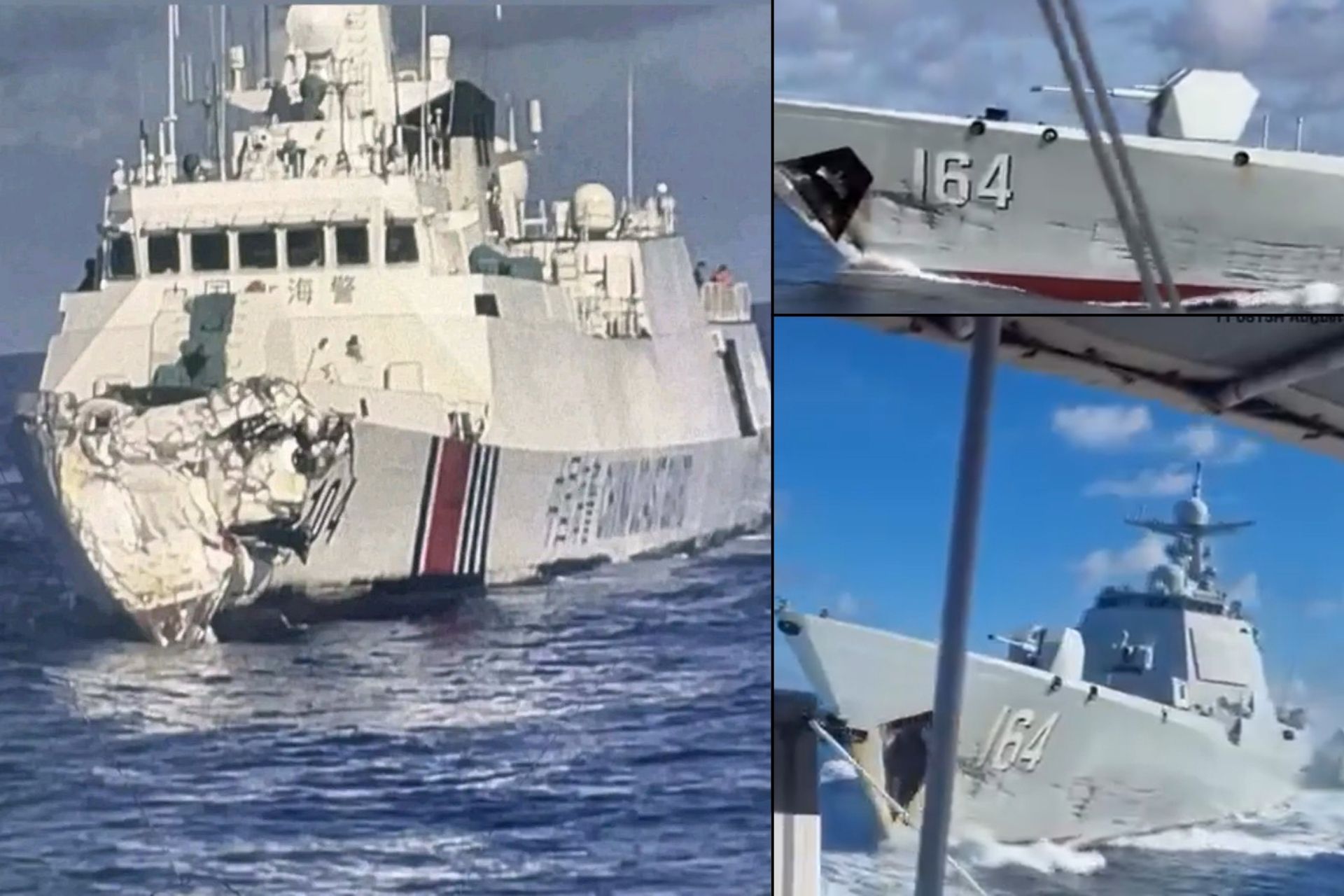 Breaking News: Chinese destroyer and coast guard ship damaged in confrontation with Philippine ...