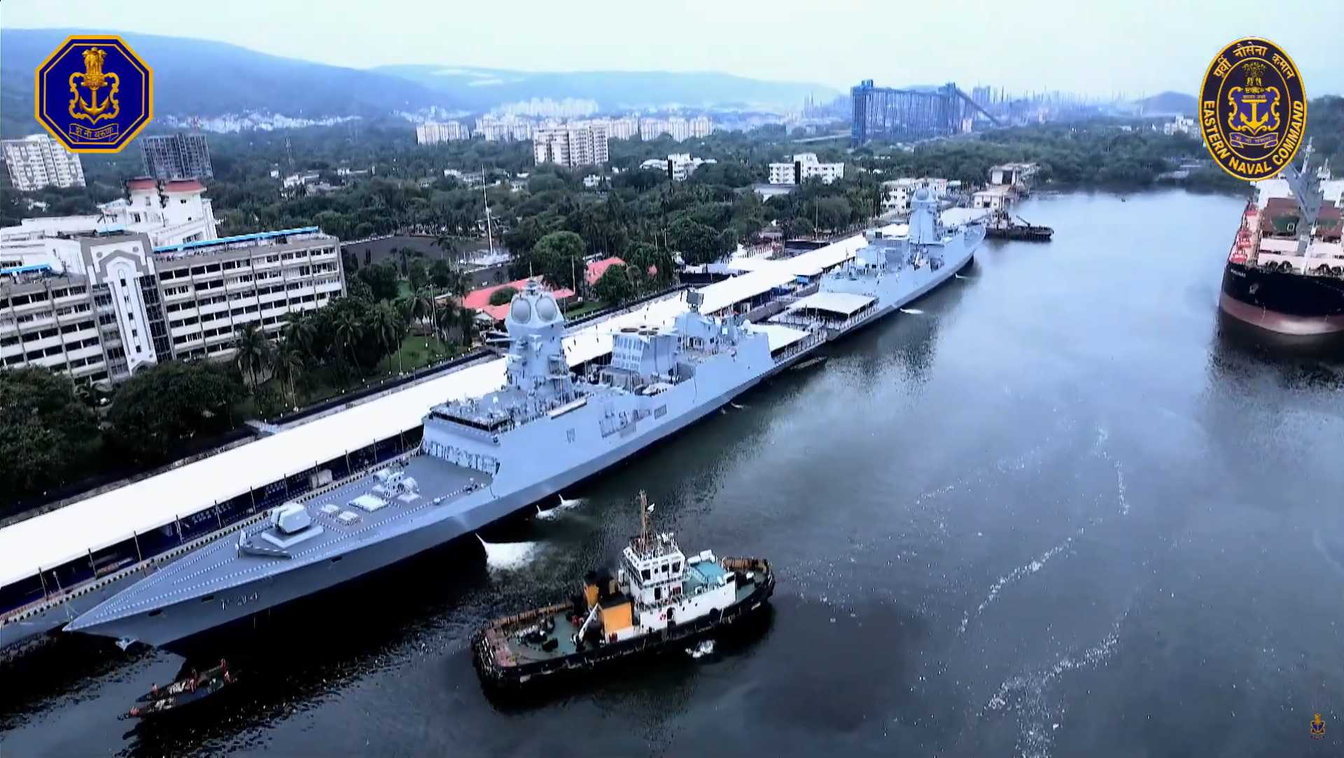 India modernizes Eastern Fleet with two new Nilgiri-class frigates INS ...