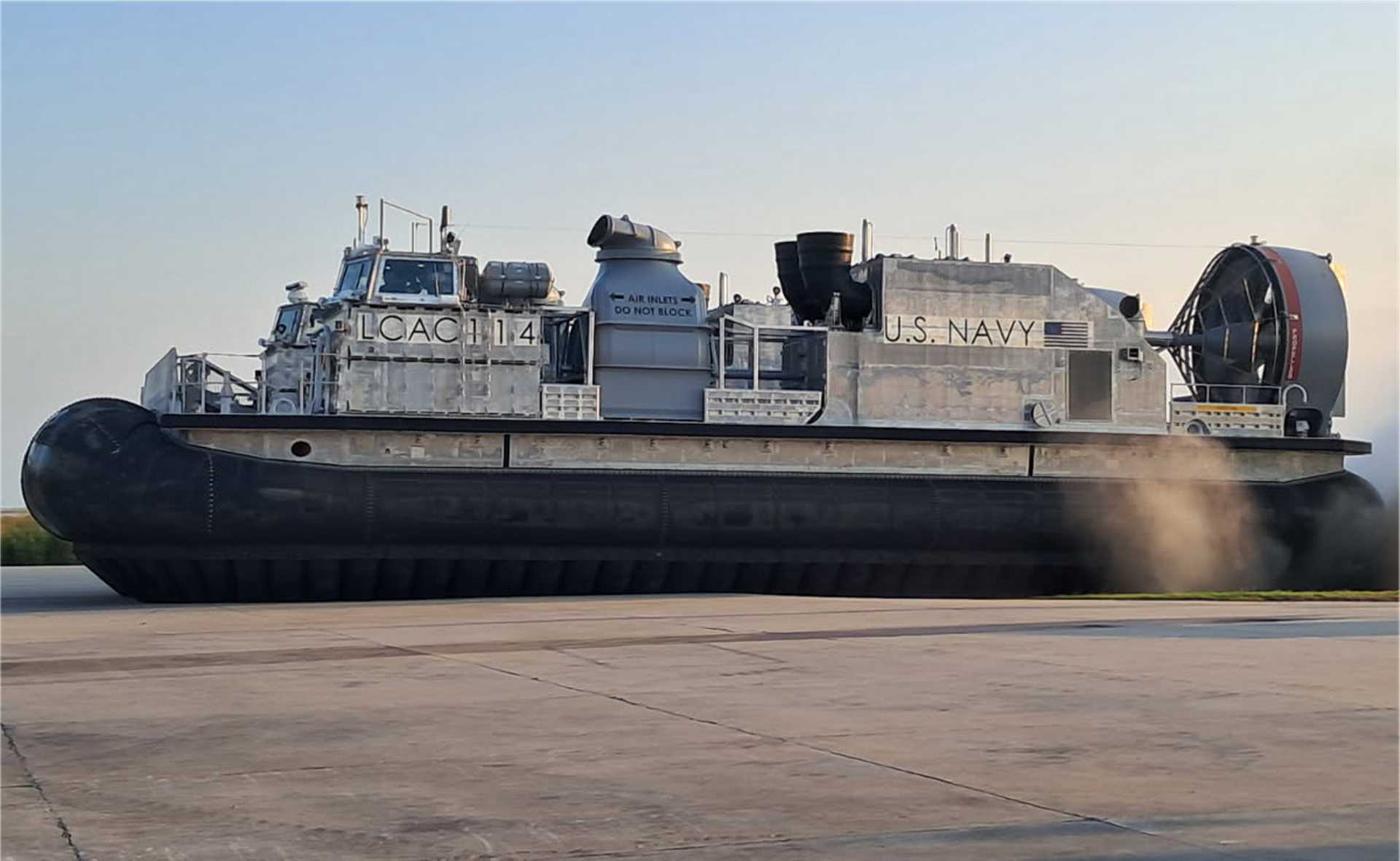U.S. Navy receives New LCAC 114 Air Cushion Landing Craft to strengthen ...