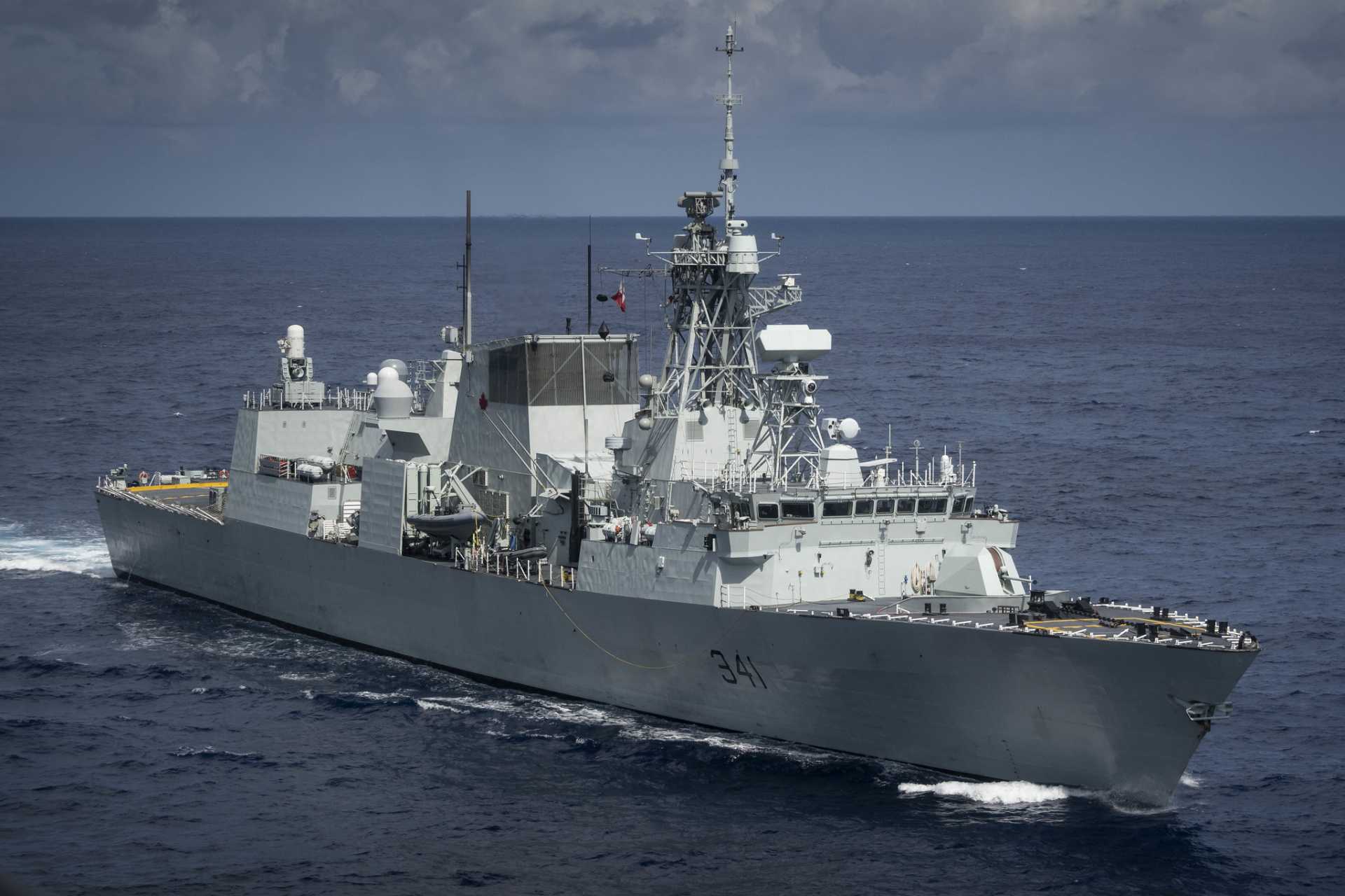 Canadian Navy Frigate HMCS OTTAWA Confronts North Korea’s Illicit ...