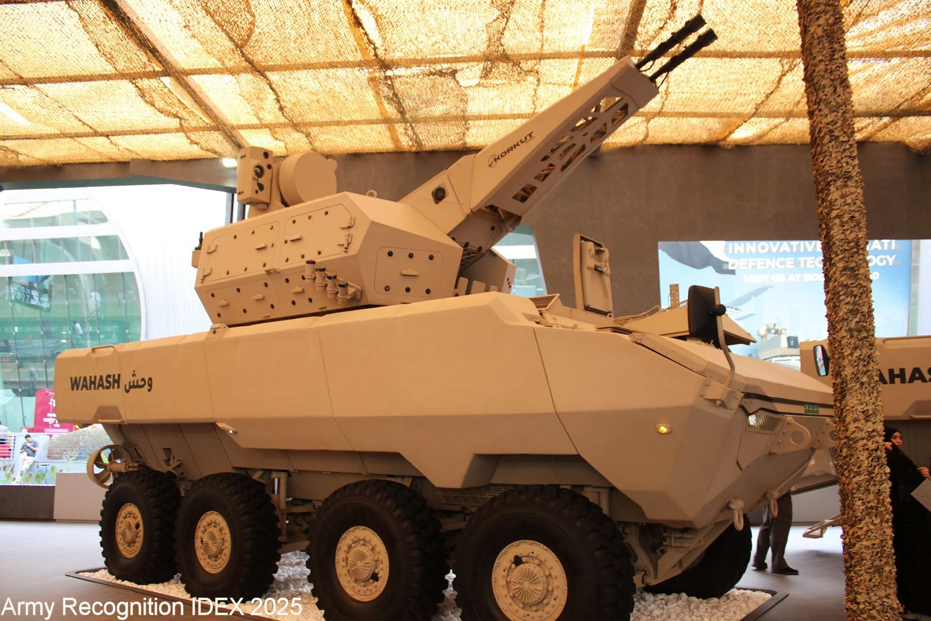 Emirati Wahash Armored Vehicle Equipped with Turkish Korkut Turret at ...