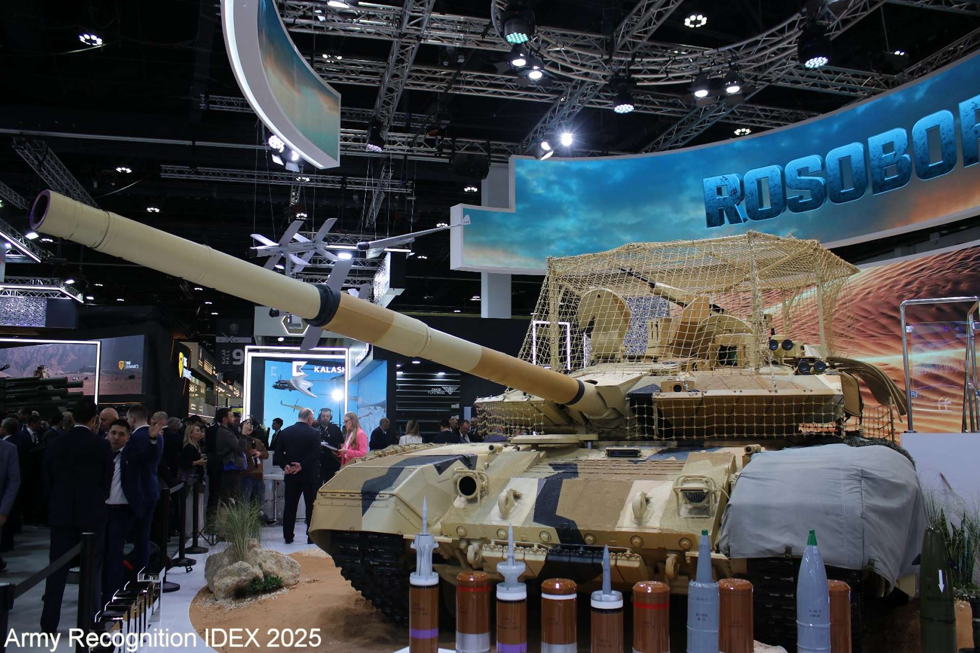 Impressive Presentation of Russian T-90MS Main Battle Tank at IDEX 2025 ...