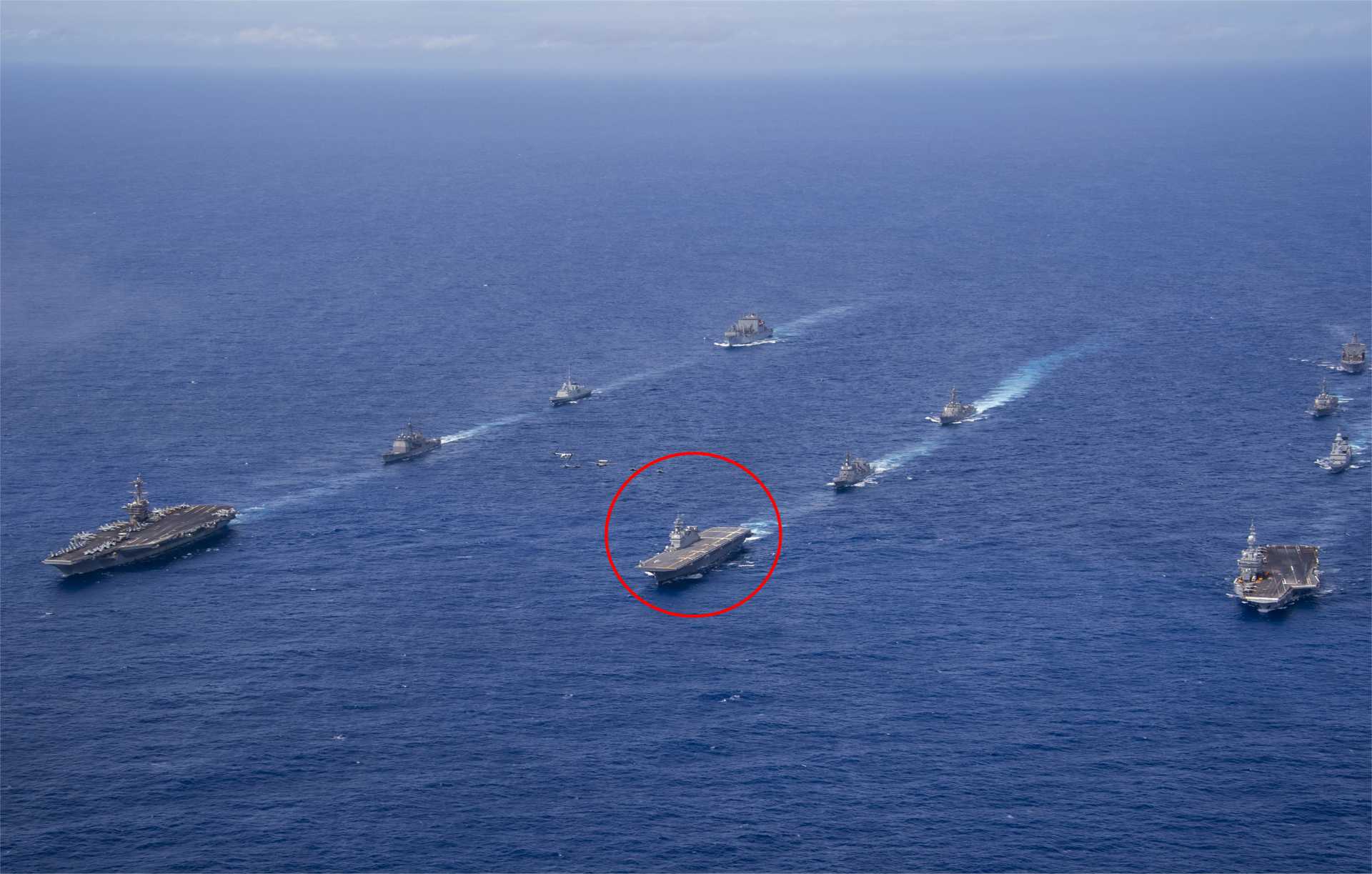 Japan Navy's JS Kaga Conducts First Operational Mission as Light ...