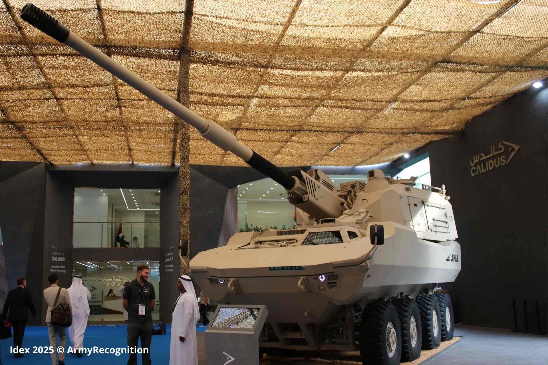 New 155mm Howitzer From Calidus at IDEX 2025 with Enhanced Mobility and ...