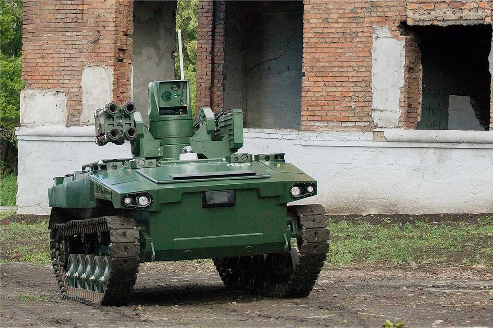 Russia to Begin Serial Production of Marker Land Robot with Kornet Anti ...