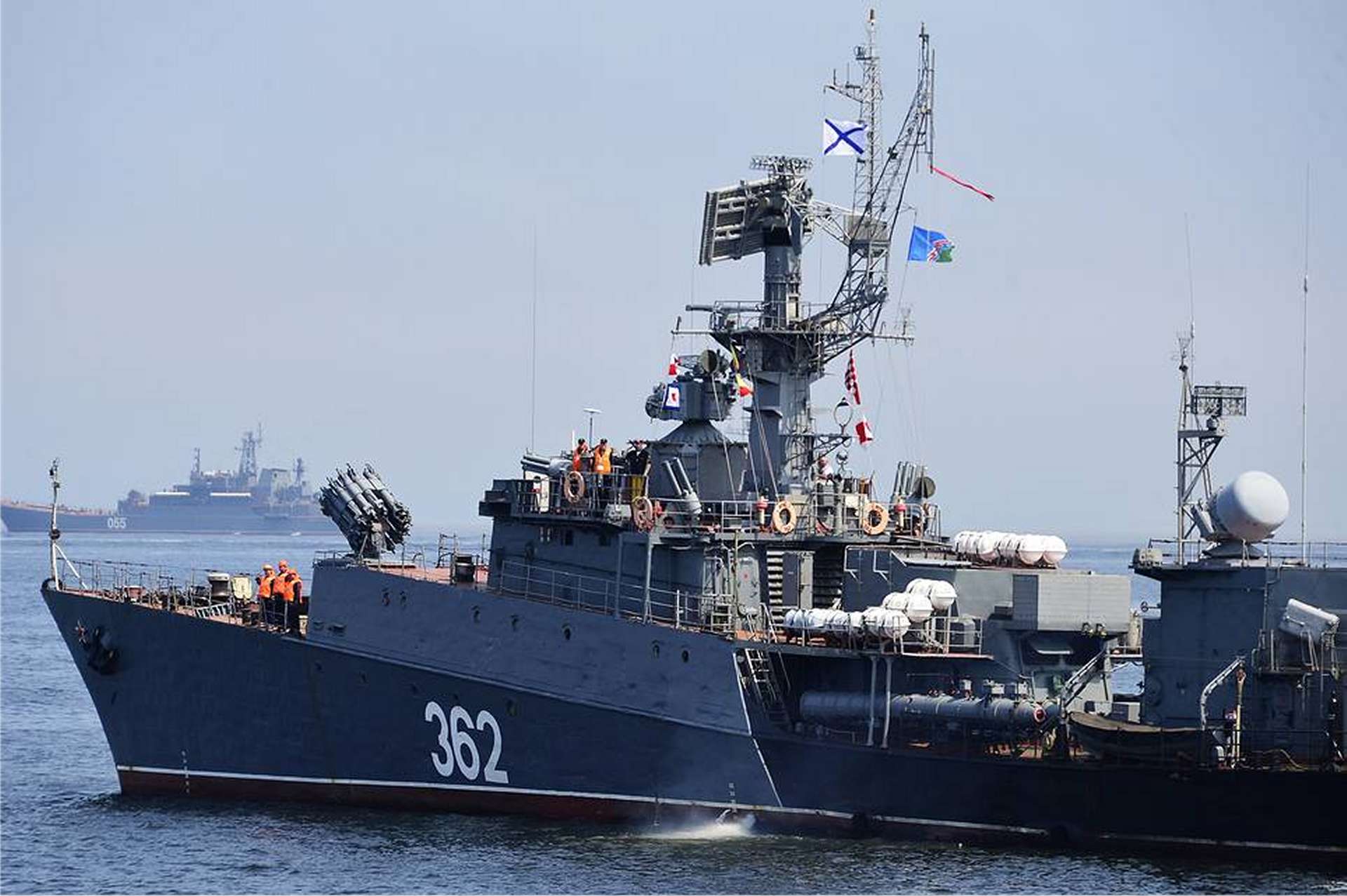 Russian Navy’s Grisha-Class Corvette Neutralizes Naval Drones in ...