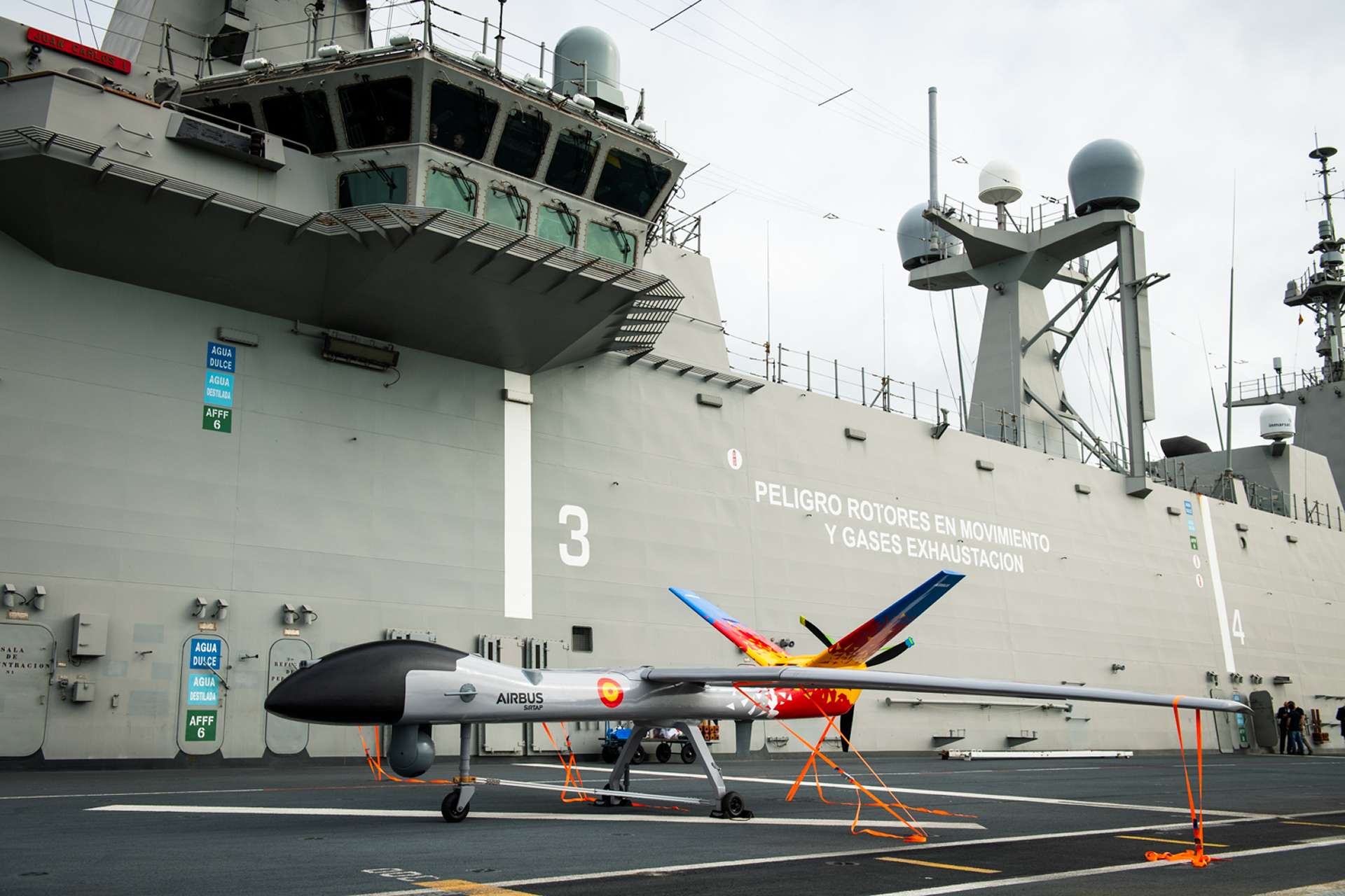 Spanish Navy’s Flagship to Operate SIRTAP Drone for Next-Gen Carrier ...