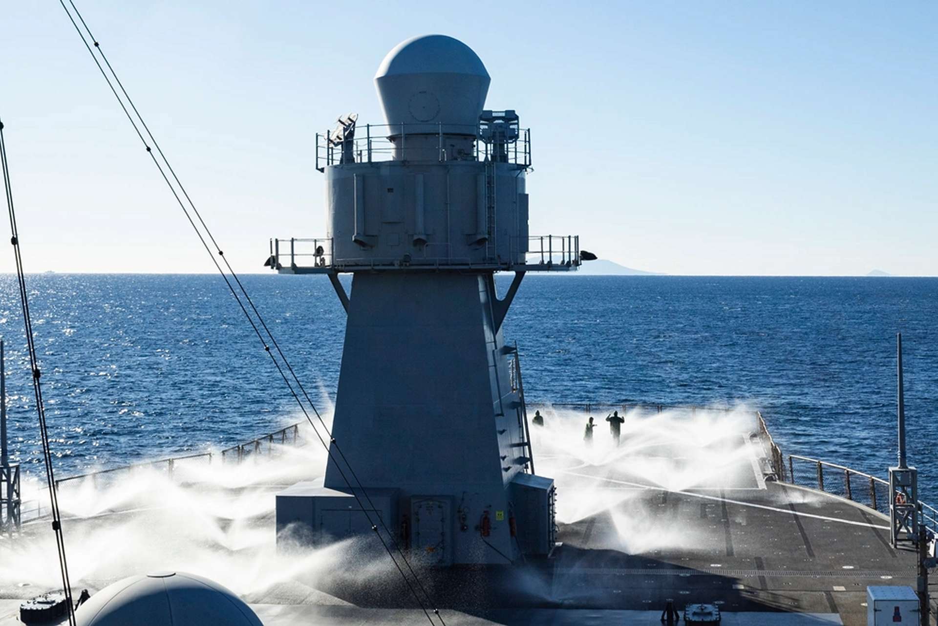 US Navy USS Blue Ridge strengthens Chemical, Biological, and ...