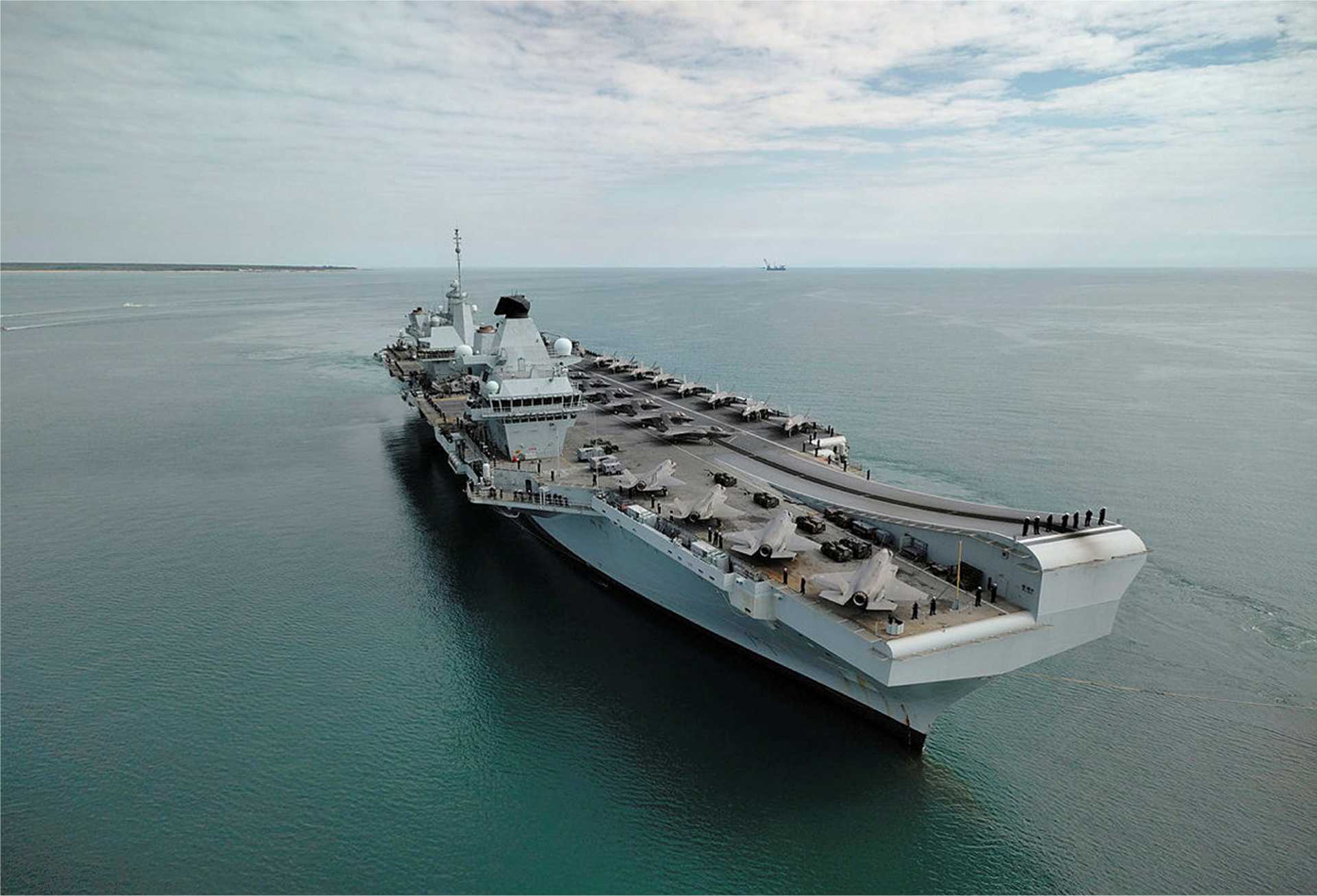 Exclusive: British Royal Navy Aircraft Carrier HMS Prince of Wales ...