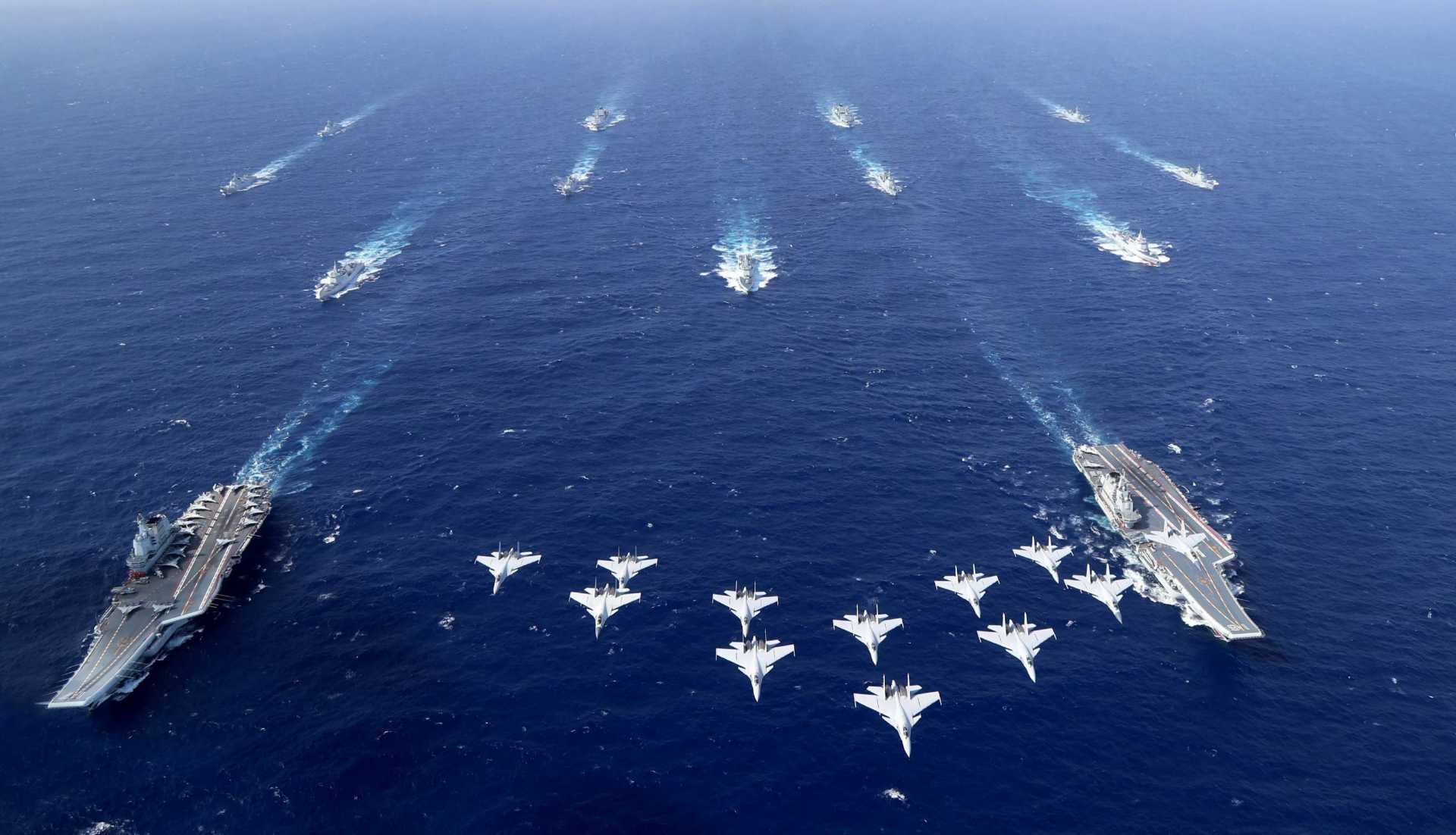 China challenges US Pacific control with first dual aircraft carrier ...