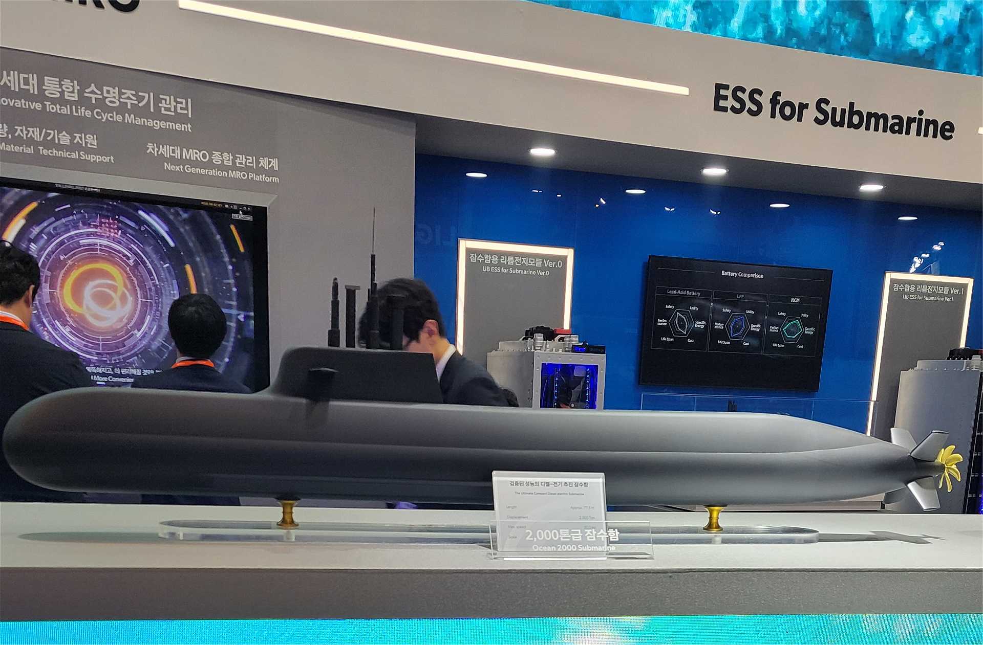 EXCLUSIVE: South Korea's Hanwha Ocean Targets Mid-Class Submarine Export Market with Ocean 2000