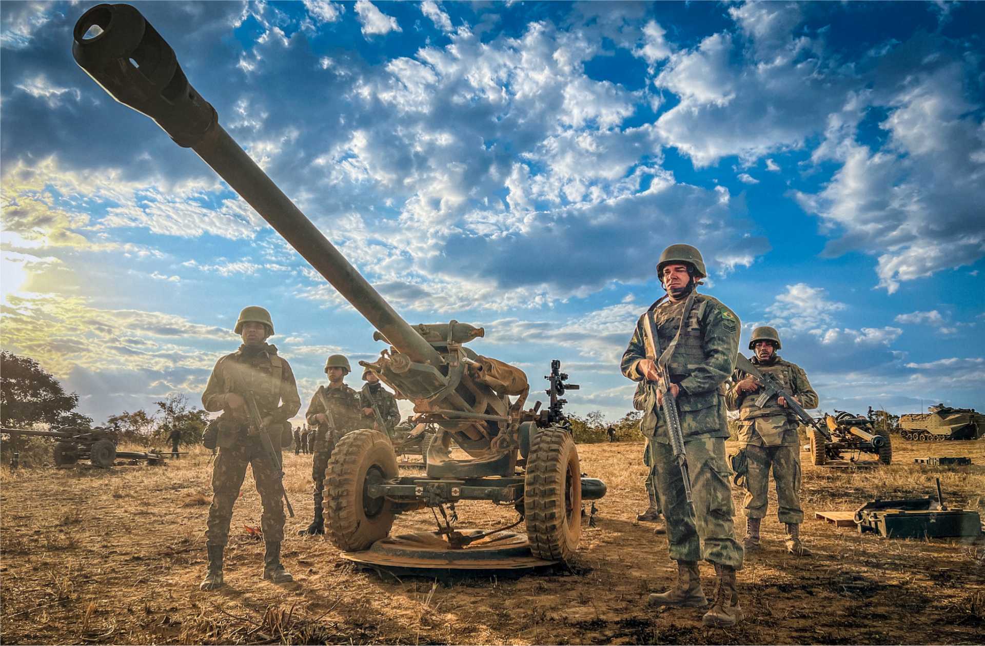 Brazilian Army Discusses National Production of 105 mm Light Gun ...