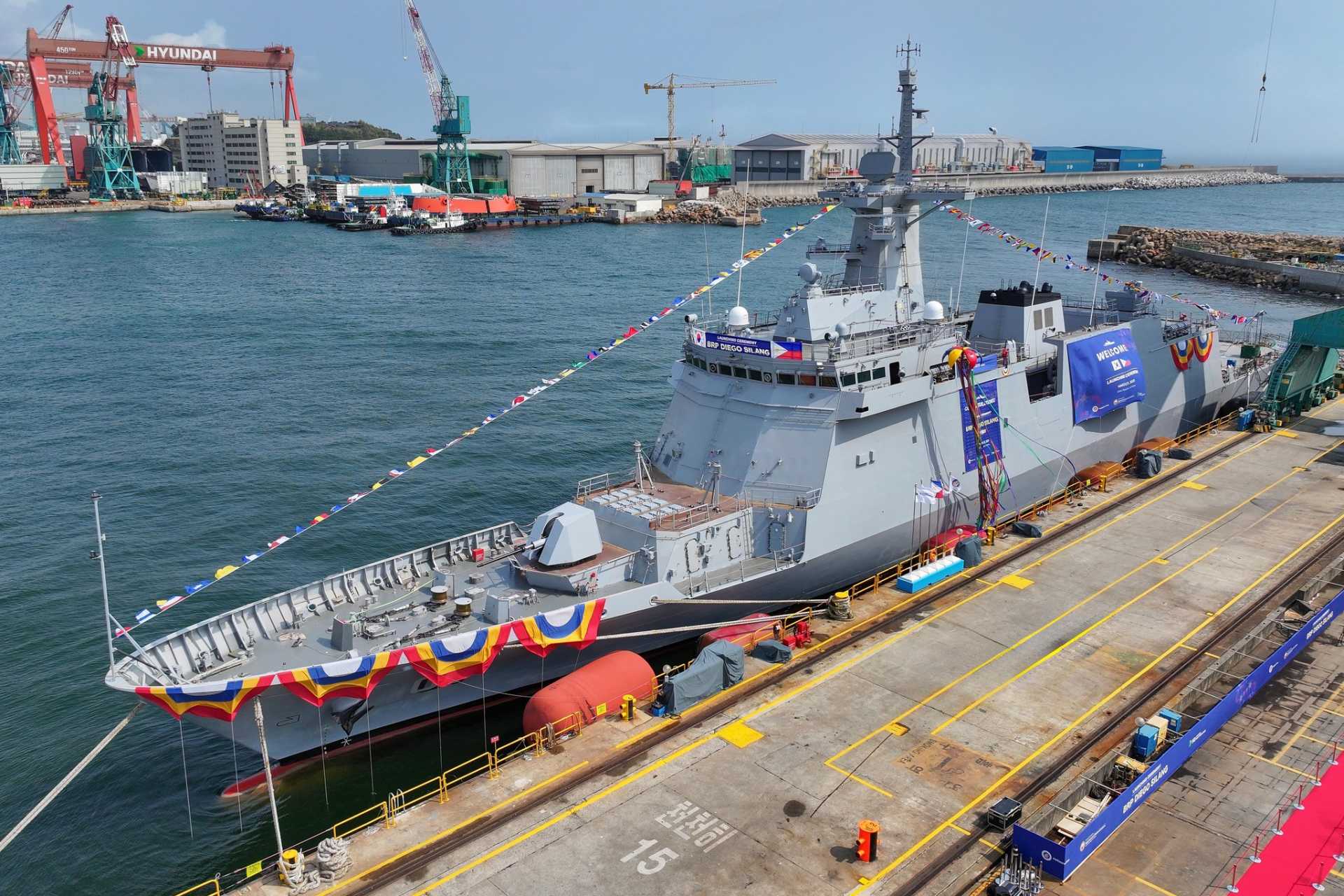 South Korea launches second Miguel Malvar-class guided missile frigate ...