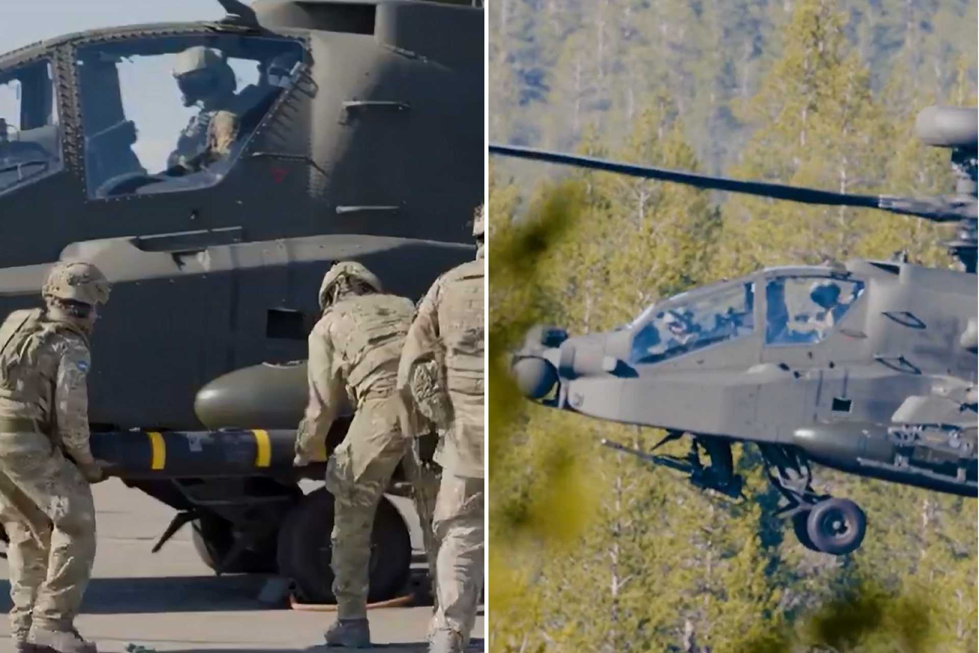 british apache attack helicopter