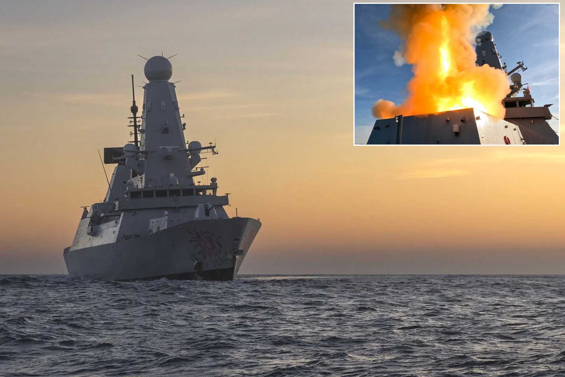 Breaking News: British Navy Guided-Missile Destroyer HMS Dragon ...