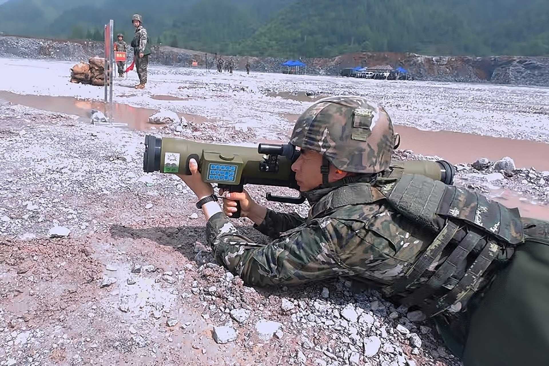 China deploys a new variant of the DZJ08 80mm rocket launcher with a ...