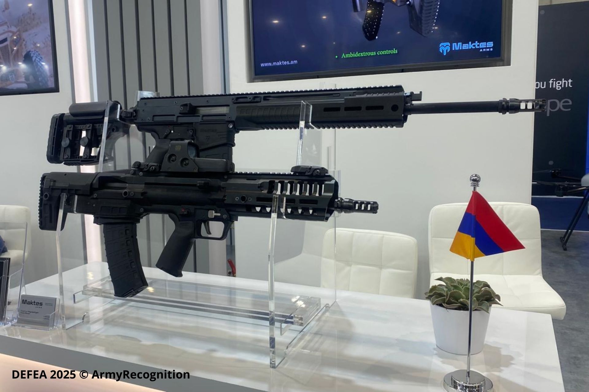 DEFEA 2025: T-AB 1A Armenian Multicaliber Bullpup Rifle Combining ...