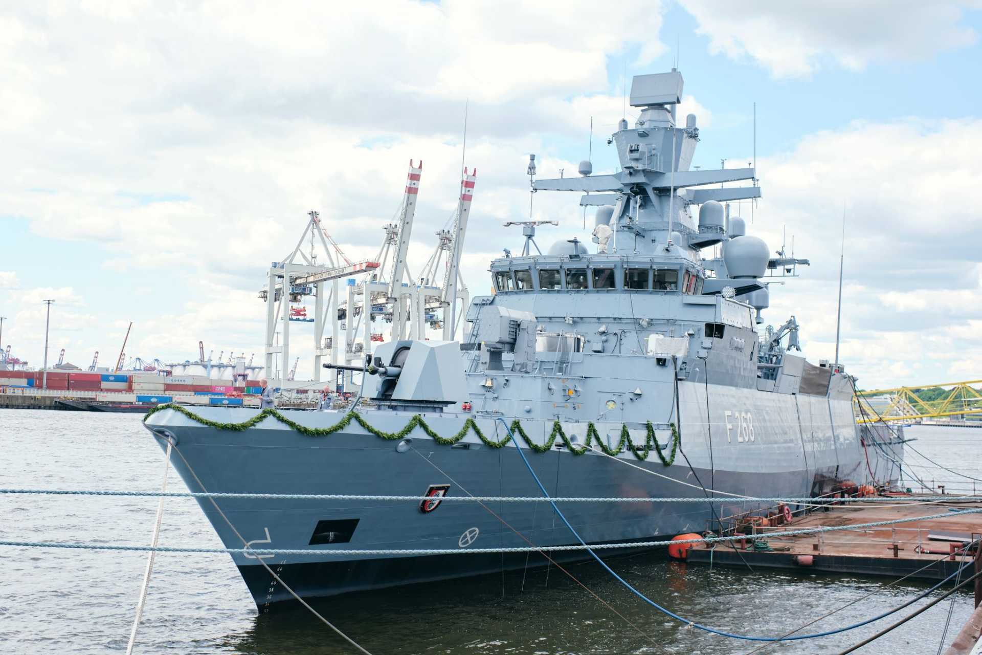 German Navy's new Augsburg corvette enters final construction stage ...