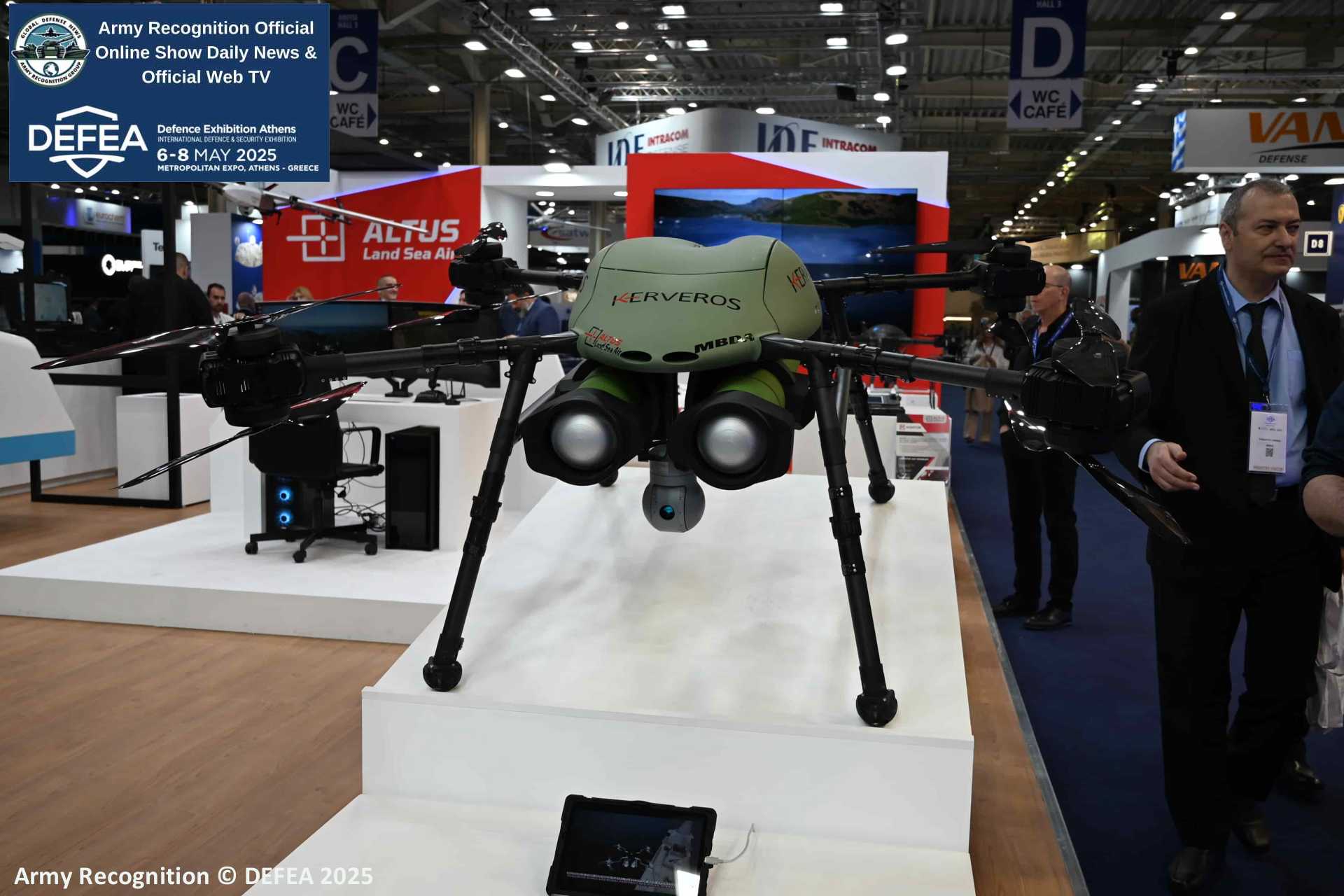DEFEA 2025: Greek Company ALTUS Introduces ATLAS 8 UAV Capable of ...