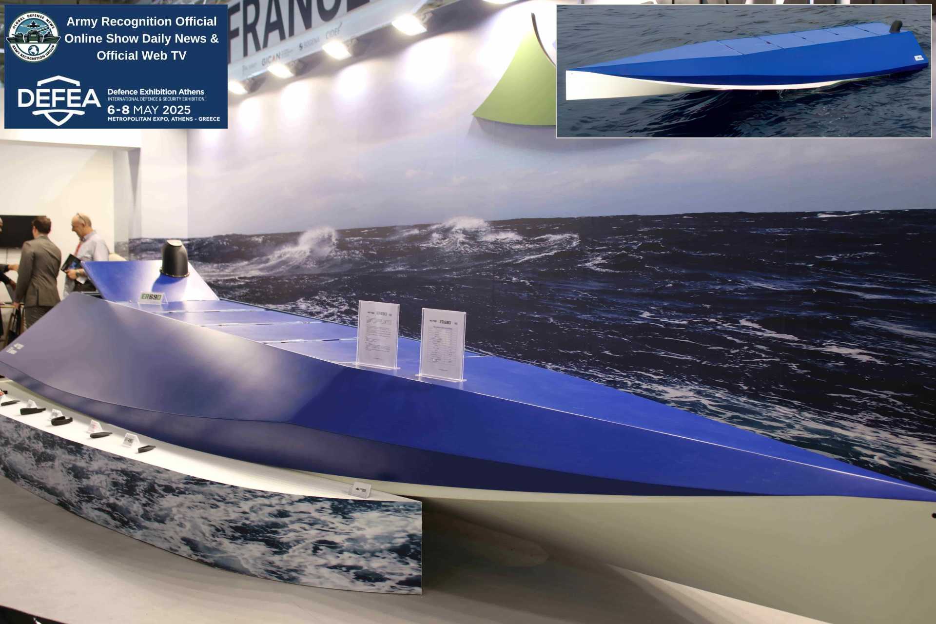 DEFEA 2025: Greek company Trygons launches new ER69D unmanned surface ...