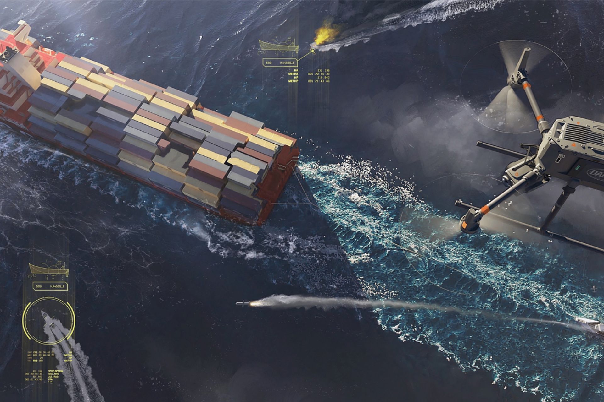 How Does US Plan to Replace Destroyers with Drones to Protect Cargo Ships?