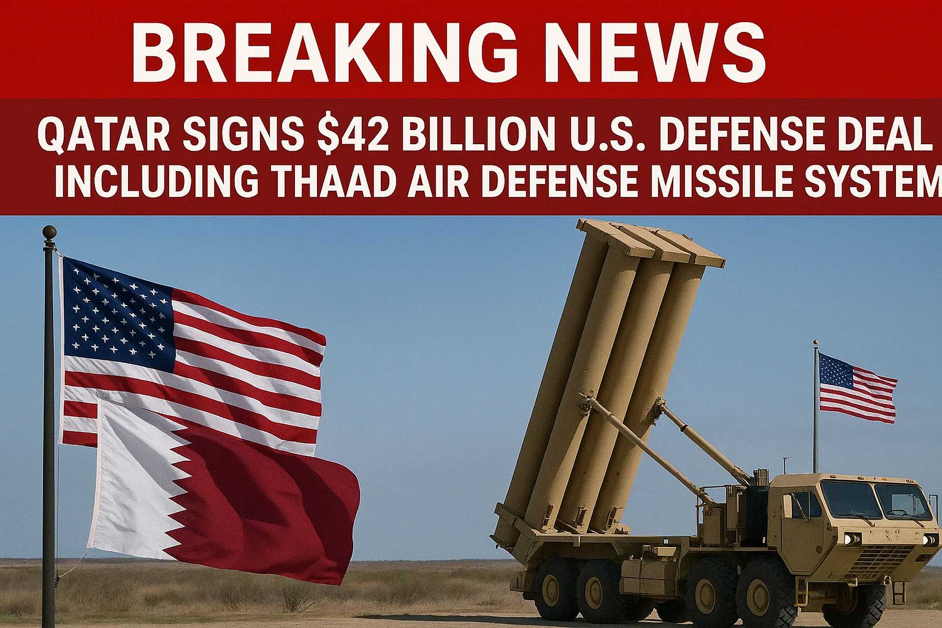 Breaking News: Qatar Signs $42 Billion U.S. Defense Deal Including ...