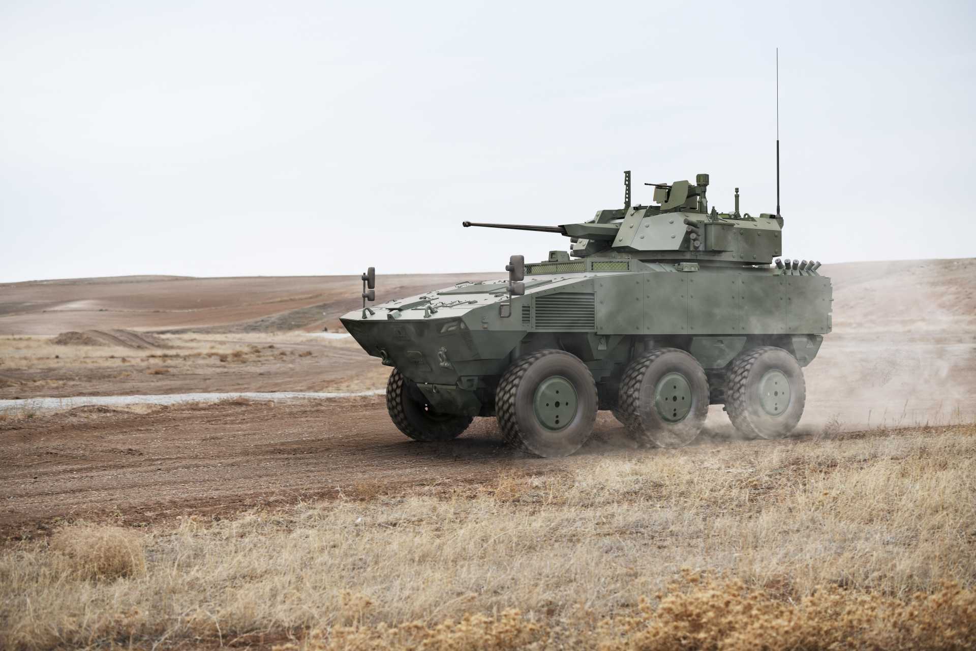 Turkish company FNSS integrates Belgian Cockerill 3030 turret on Pars ...