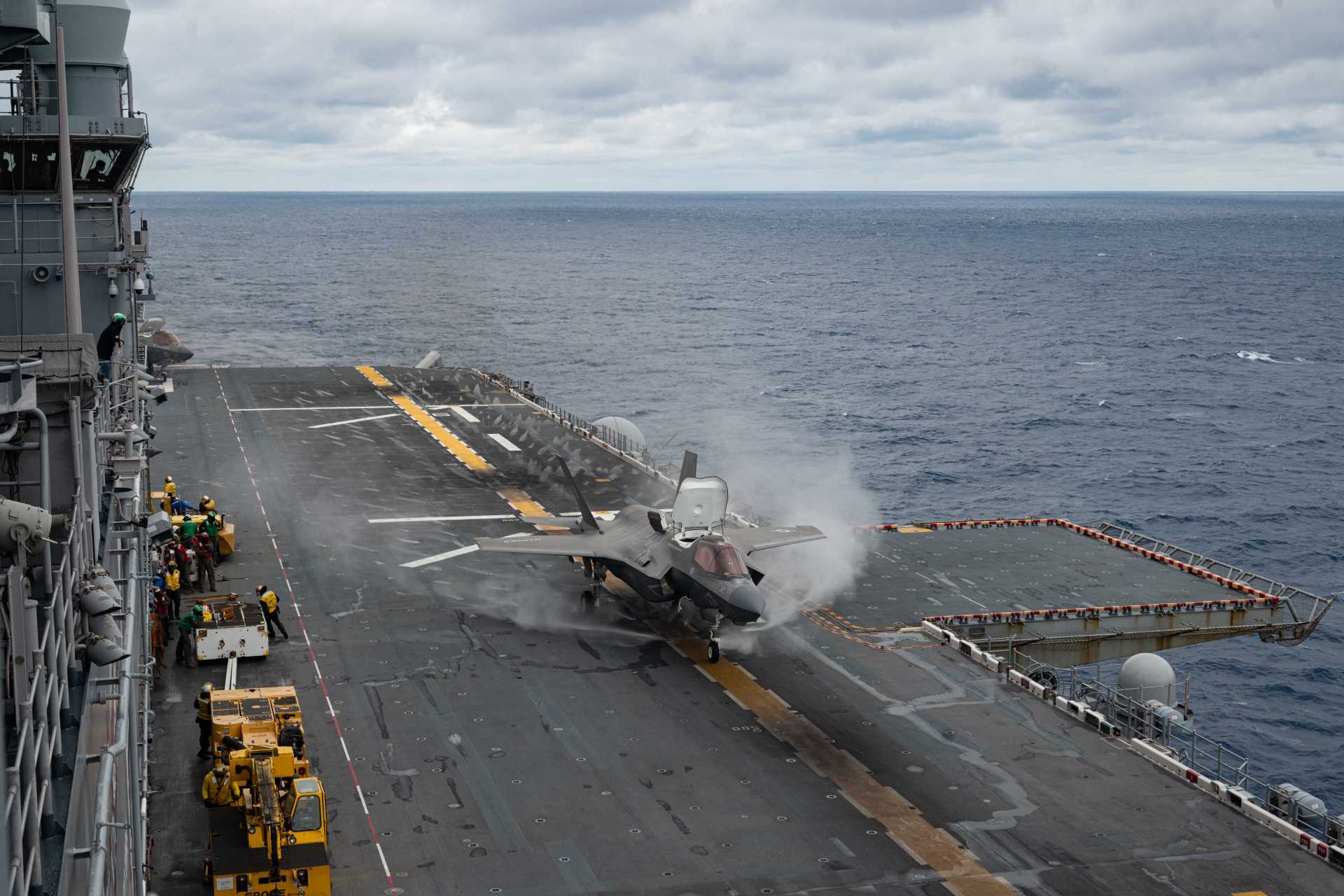 DEFENSE ALERT: U.S. Navy Conducts Flight Ops with USS America ...
