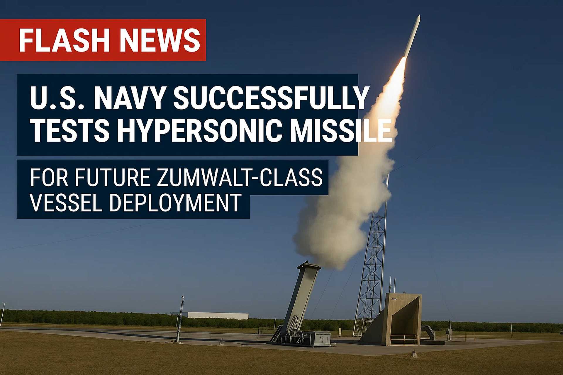 Flash News: U.S. Navy Successfully Tests Hypersonic Missile for Future ...
