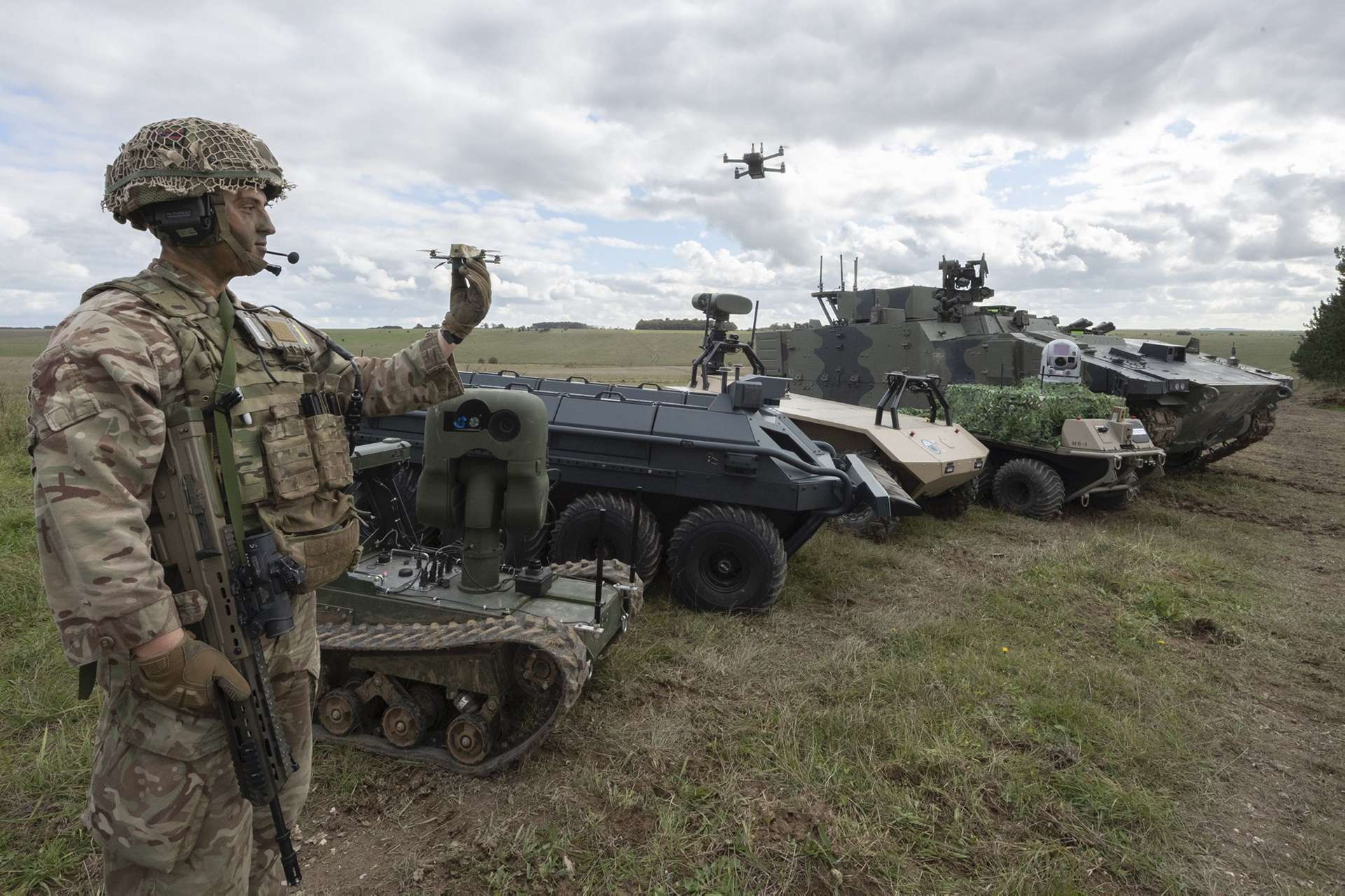 UK Unveils New Land Warfare Concept Aiming for 80% Unmanned and ...