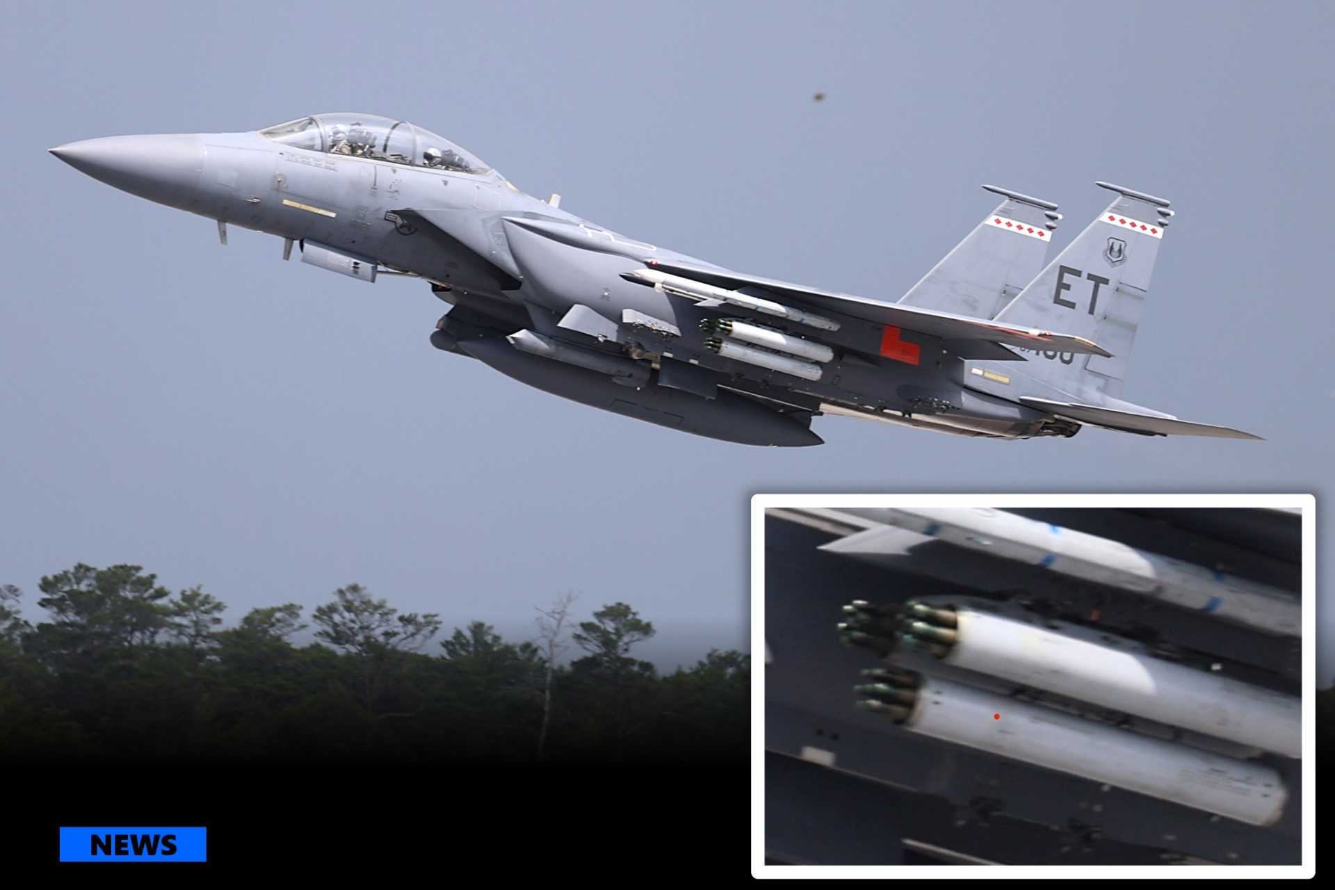 Exclusive: U.S. Air Force Tests F-15E Fighter Jet with 42 APKWS II ...