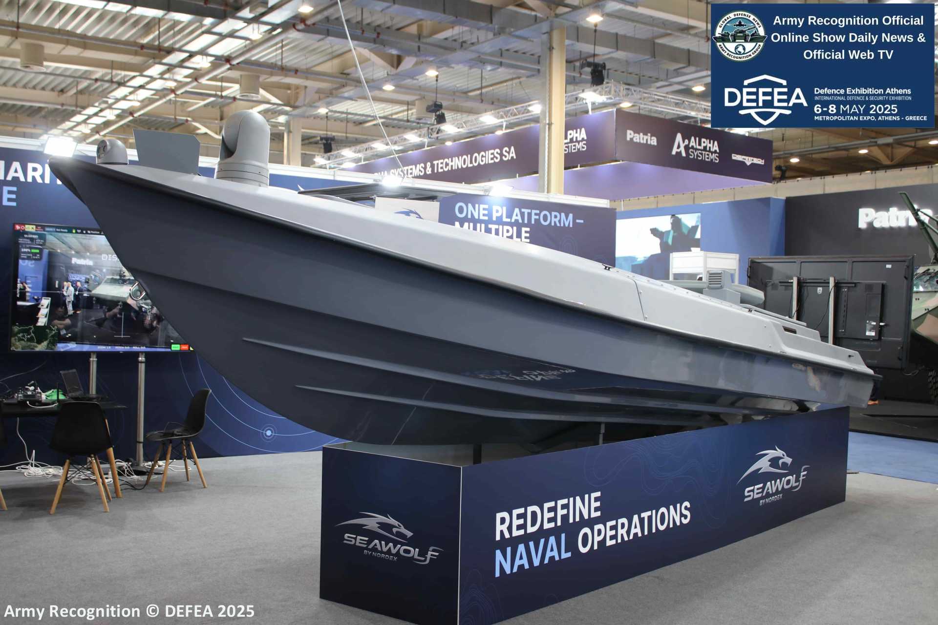 DEFEA 2025: Ukrainian company Nordex introduces Seawolf naval drone for multi-role operations in ...