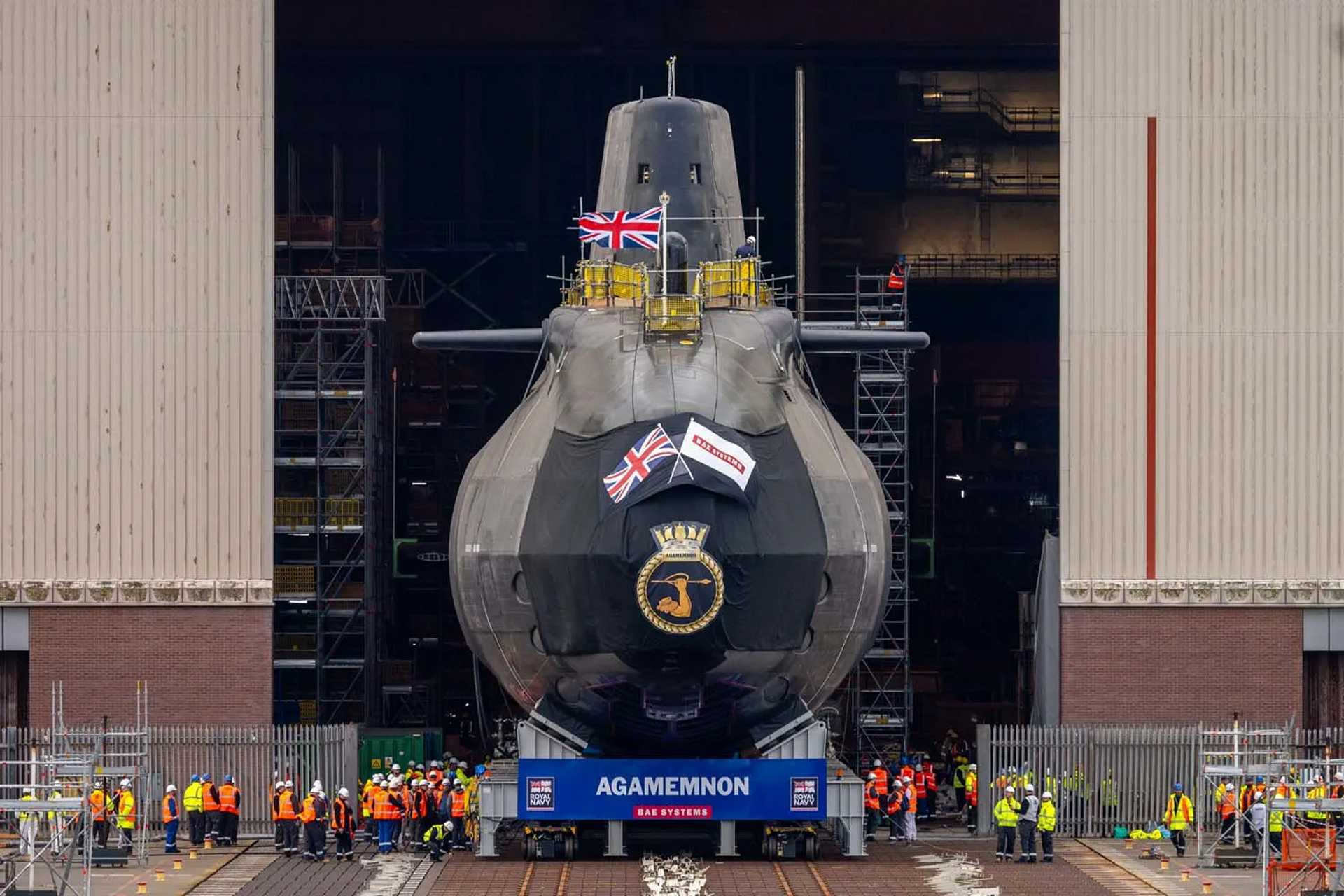 British Navy commissions sixth Astute-class nuclear submarine HMS Agamemnon