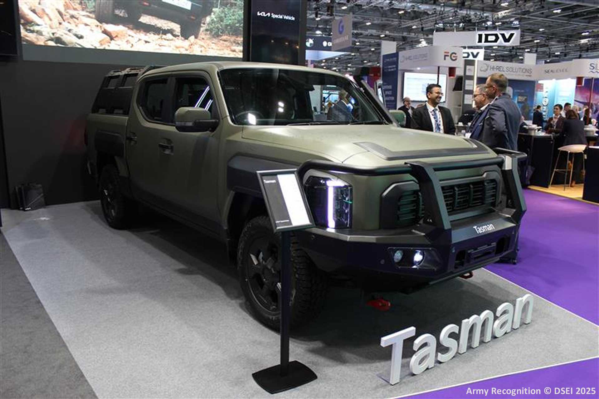 DSEI 2025: Kia Tasman versatile vehicle platform bridging military ...