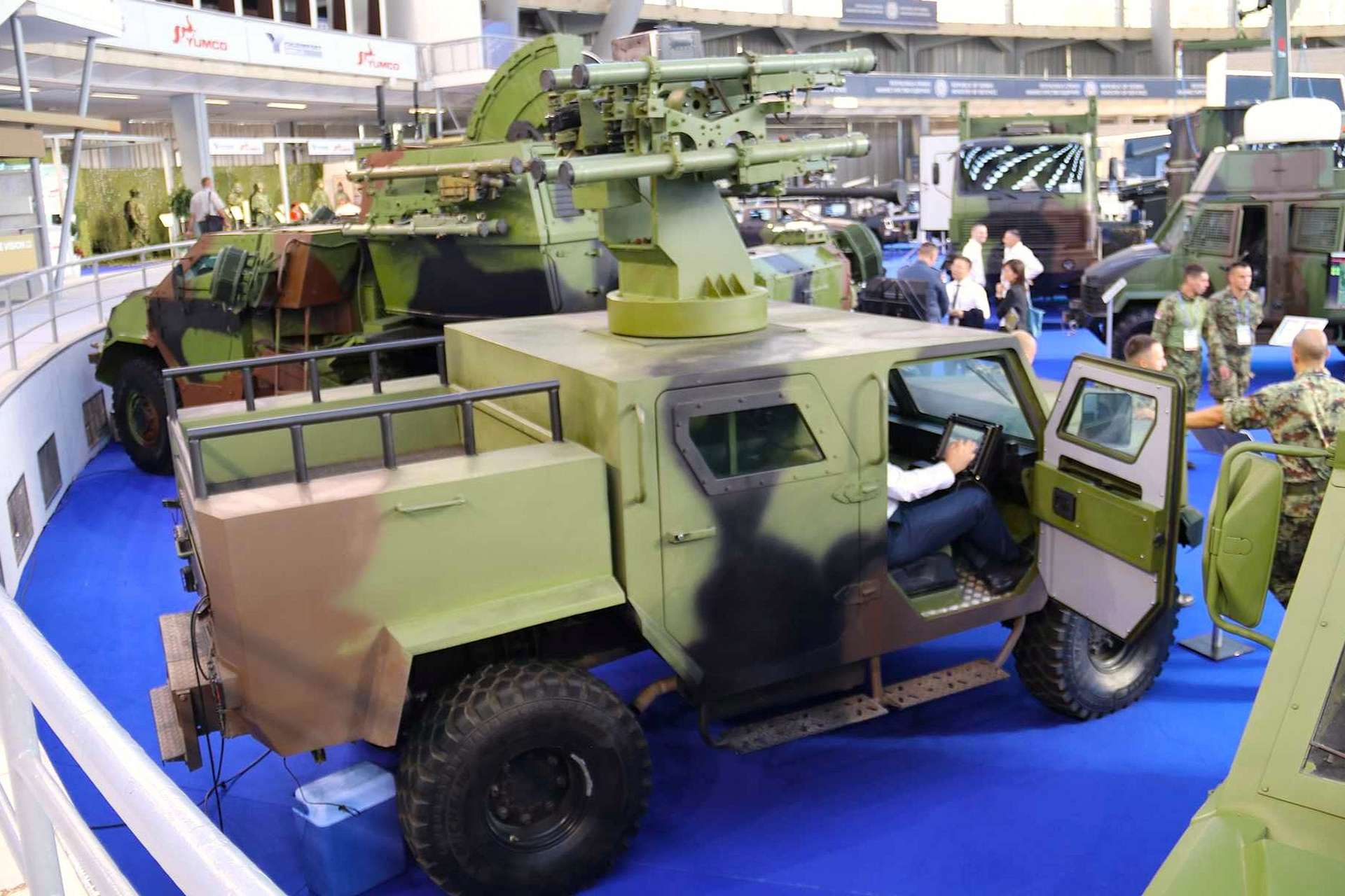 Serbia Unveils MTU-4M MANPADS Quad Launcher Mounted on Hajduk Vehicle ...