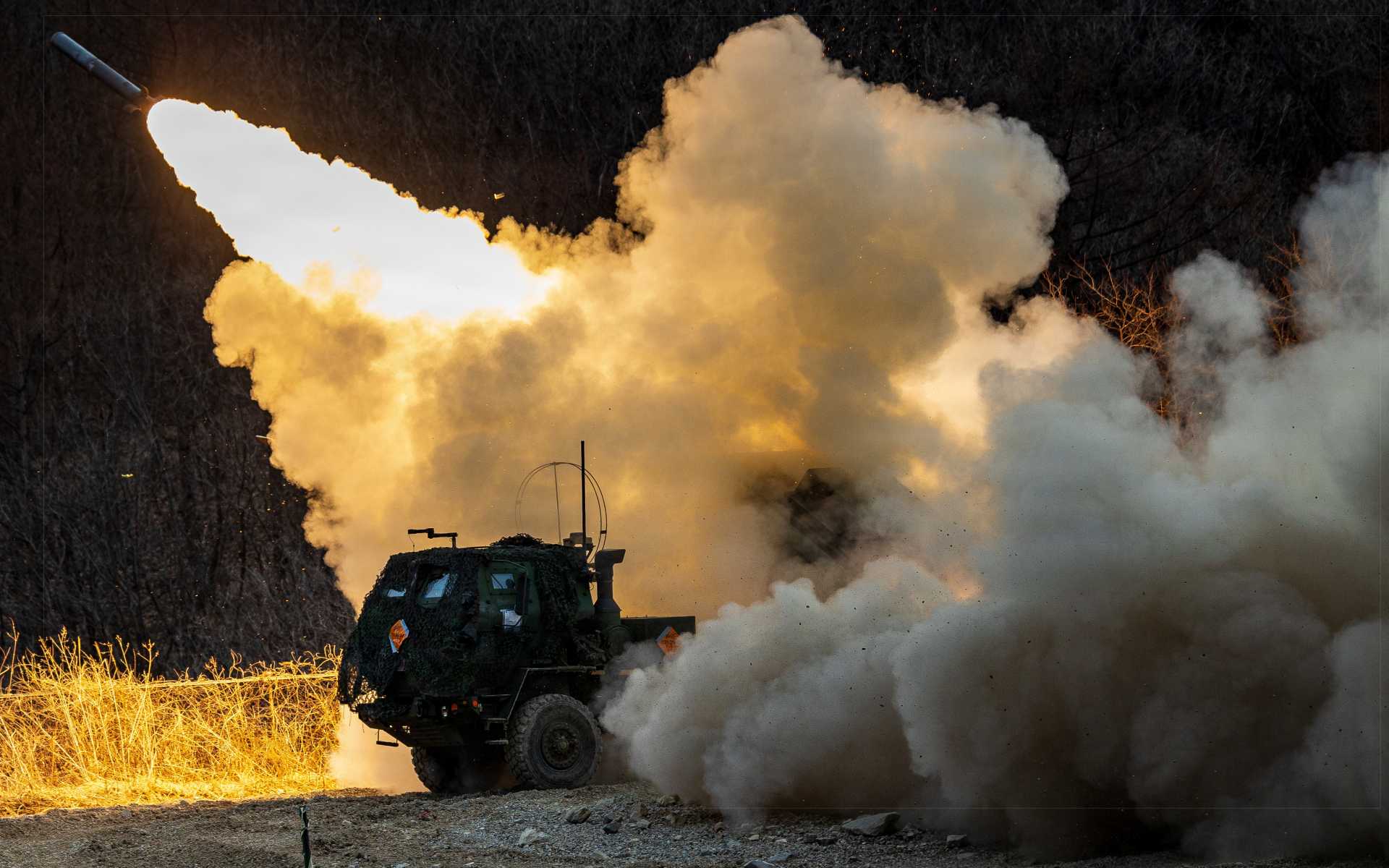 U.S. Marines Fire HIMARS Rockets Near North Korea Border in Joint Drill ...