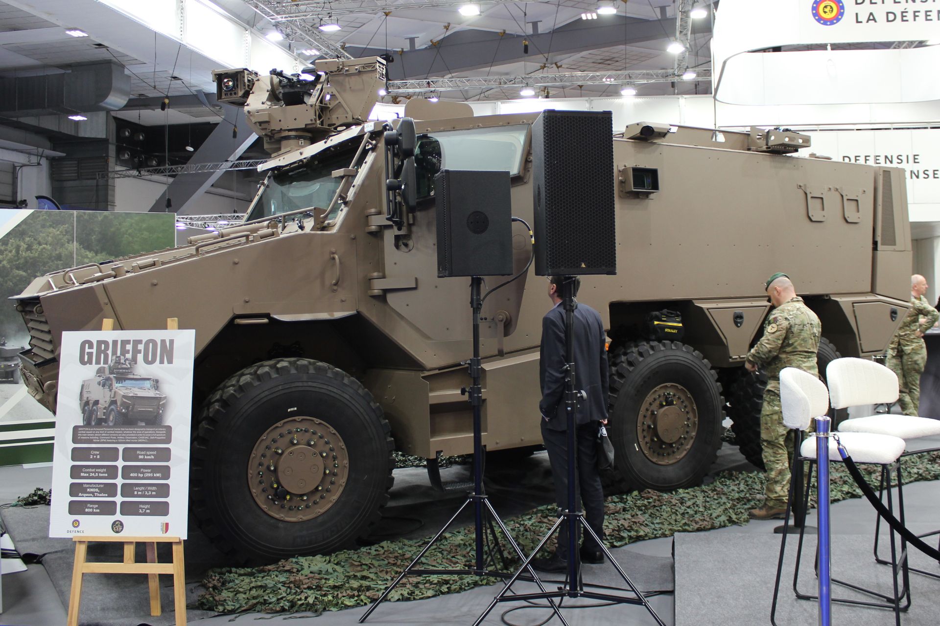 Belgium Presents Griffon 6×6 Armored Vehicle as Army Begins Operational ...