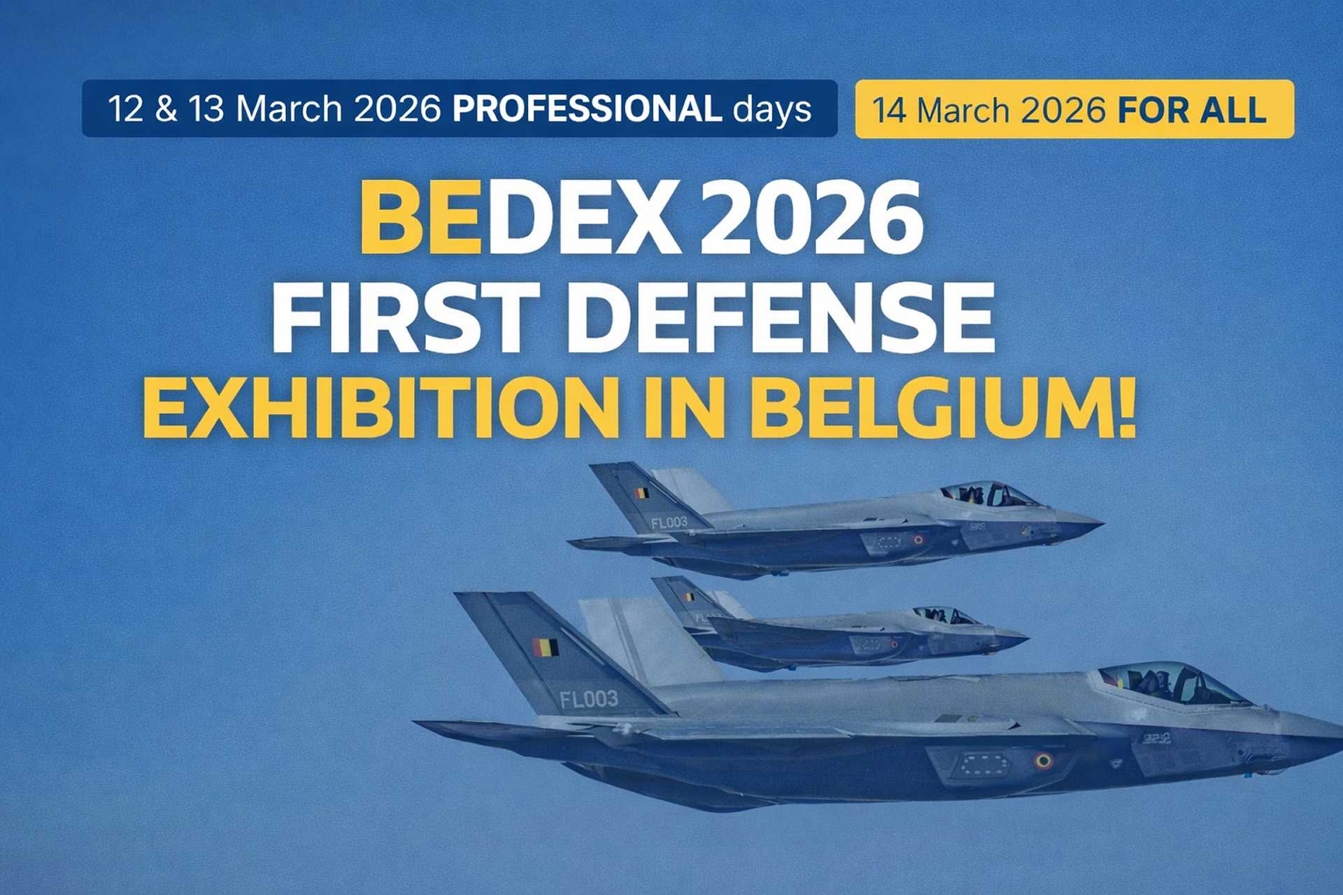 Belgium Launches BEDEX 2026 as a New Defense Exhibition in Brussels for ...