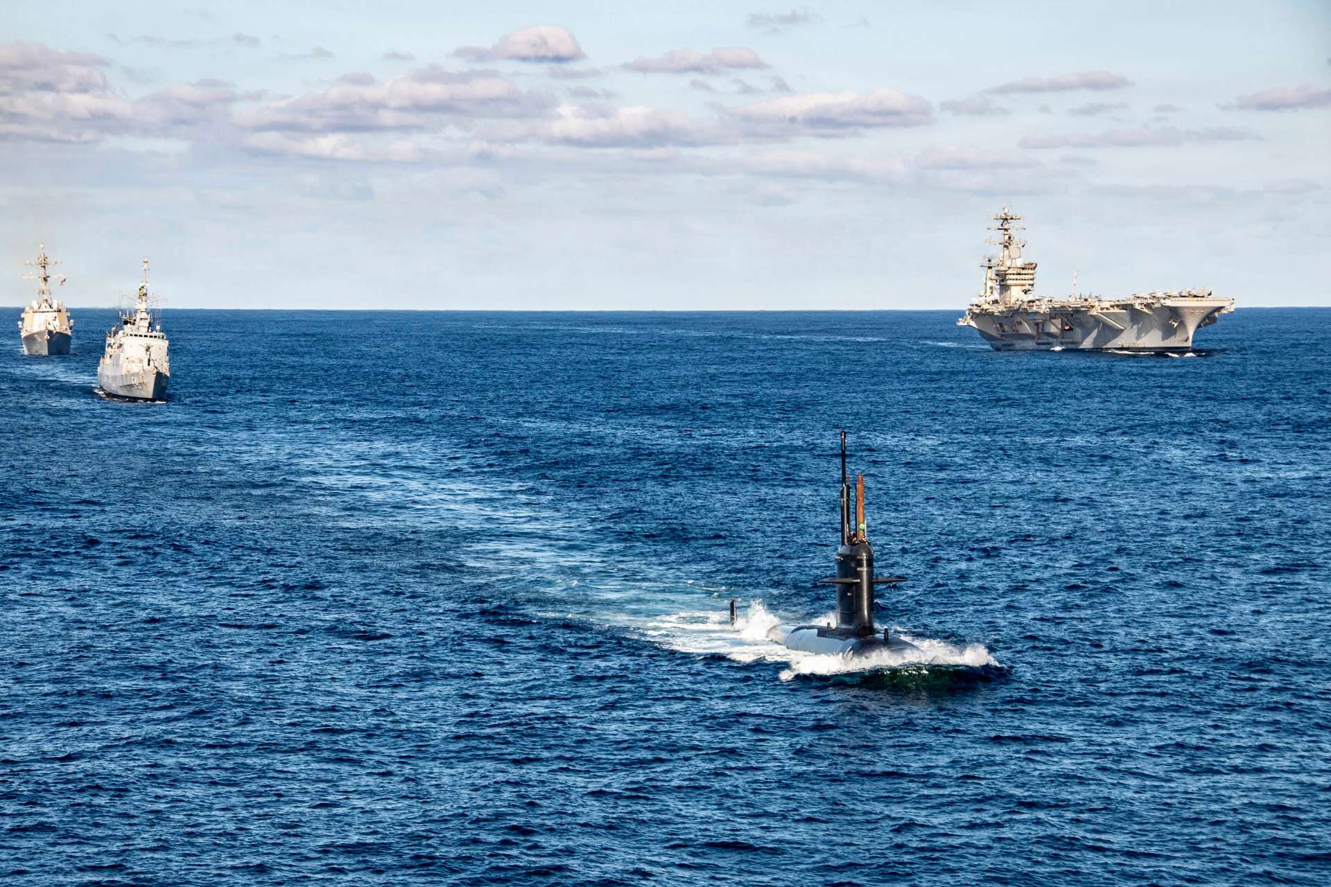 Brazil Deploys Scorpène-Class Attack Submarine With U.S. Carrier Strike ...