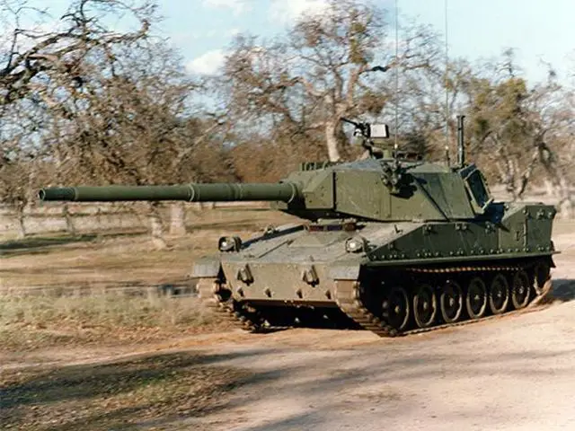 M8 AGS light armoured gun system tank technical data sheet ...