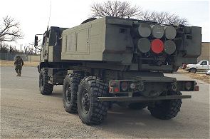 HIMARS M142 high mobility artillery rocket launcher system | United ...