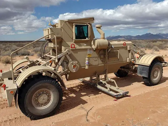 Husky Chubby System mine IEDs detection clearing vehicle technical data ...