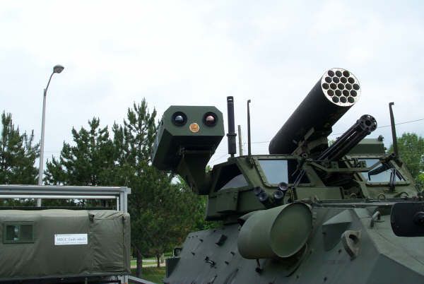 LAV-AD General Dynamics light wheeled air defense armoured vehicle US ...