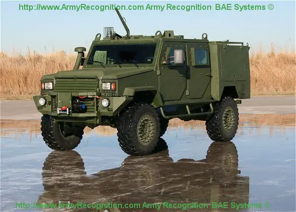 RG Outrider BAE Systems armoured utility light patrol vehicle data ...