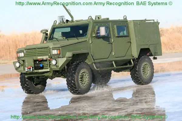 RG Outrider BAE Systems armoured utility light patrol vehicle data ...