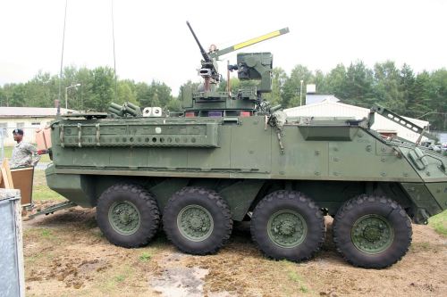 Stryker FSV M1131 General Dynamics fire support wheeled armoured ...