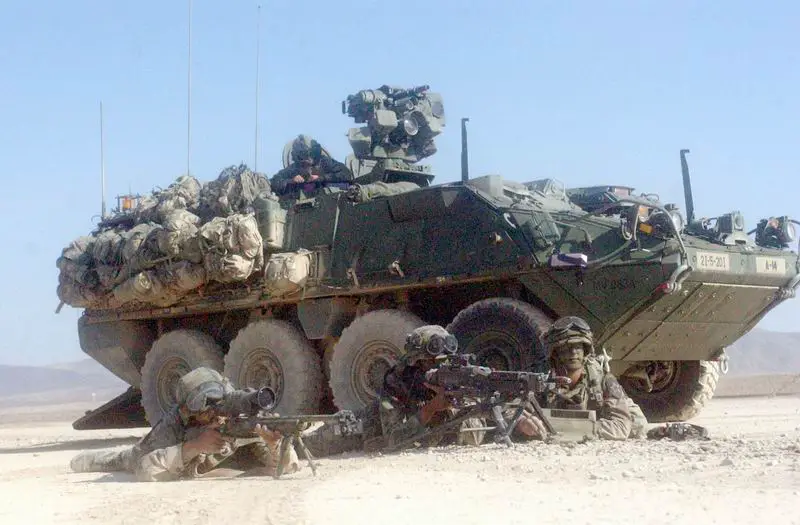 M1126 Stryker ICV infantry 8x8 armored personnel carrier